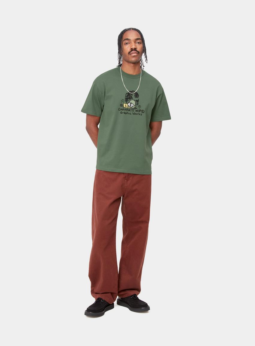 Carhartt WIP S/S Graphic Works T-Shirt, Duck Green Carhartt WIP S/S Graphic Works T-Shirt, Duck Green
