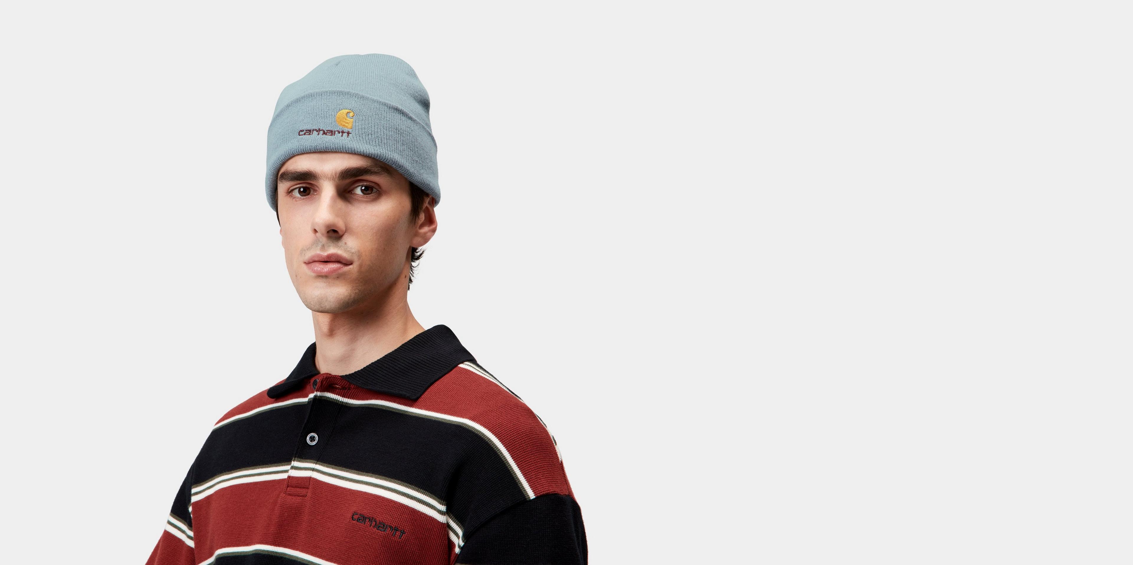 Carhartt WIP American Script Beanie, Citadel | Official Online Store