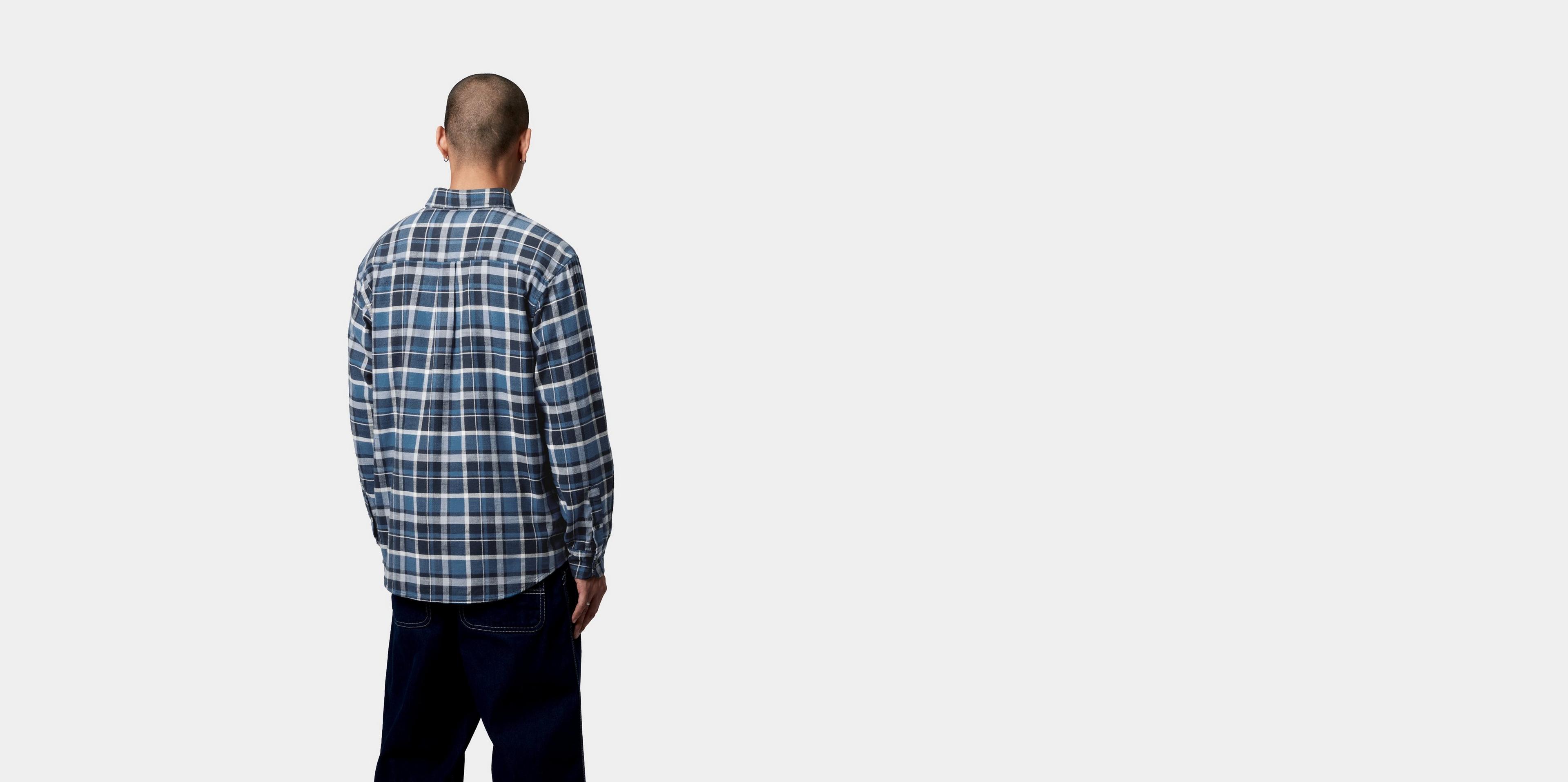 Carhartt WIP L/S Fendrick Shirt, Fendrick Check, Mizar | Official ...