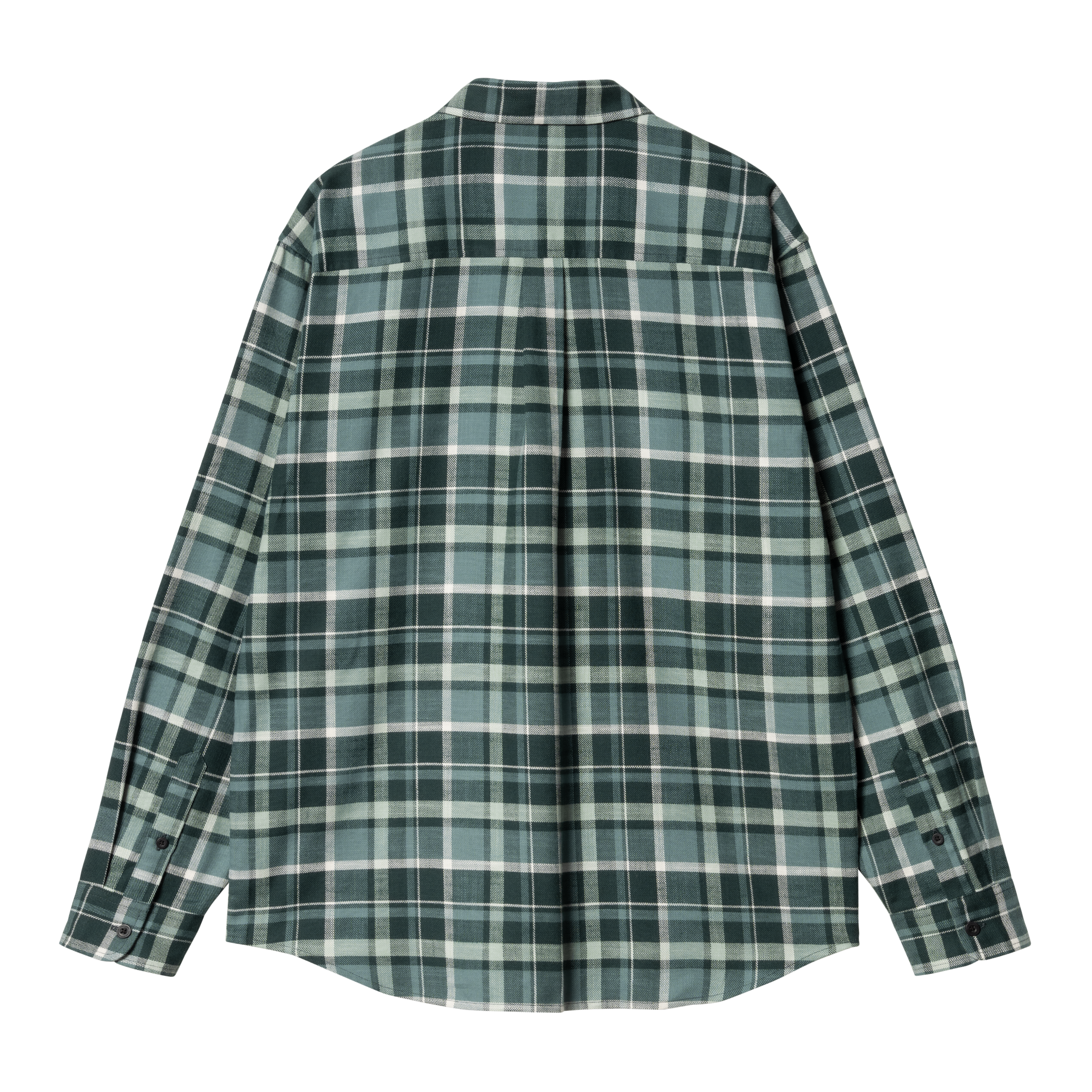 Carhartt WIP L/S Fendrick Shirt, Fendrick Check, Deep Lagoon | Tienda ...