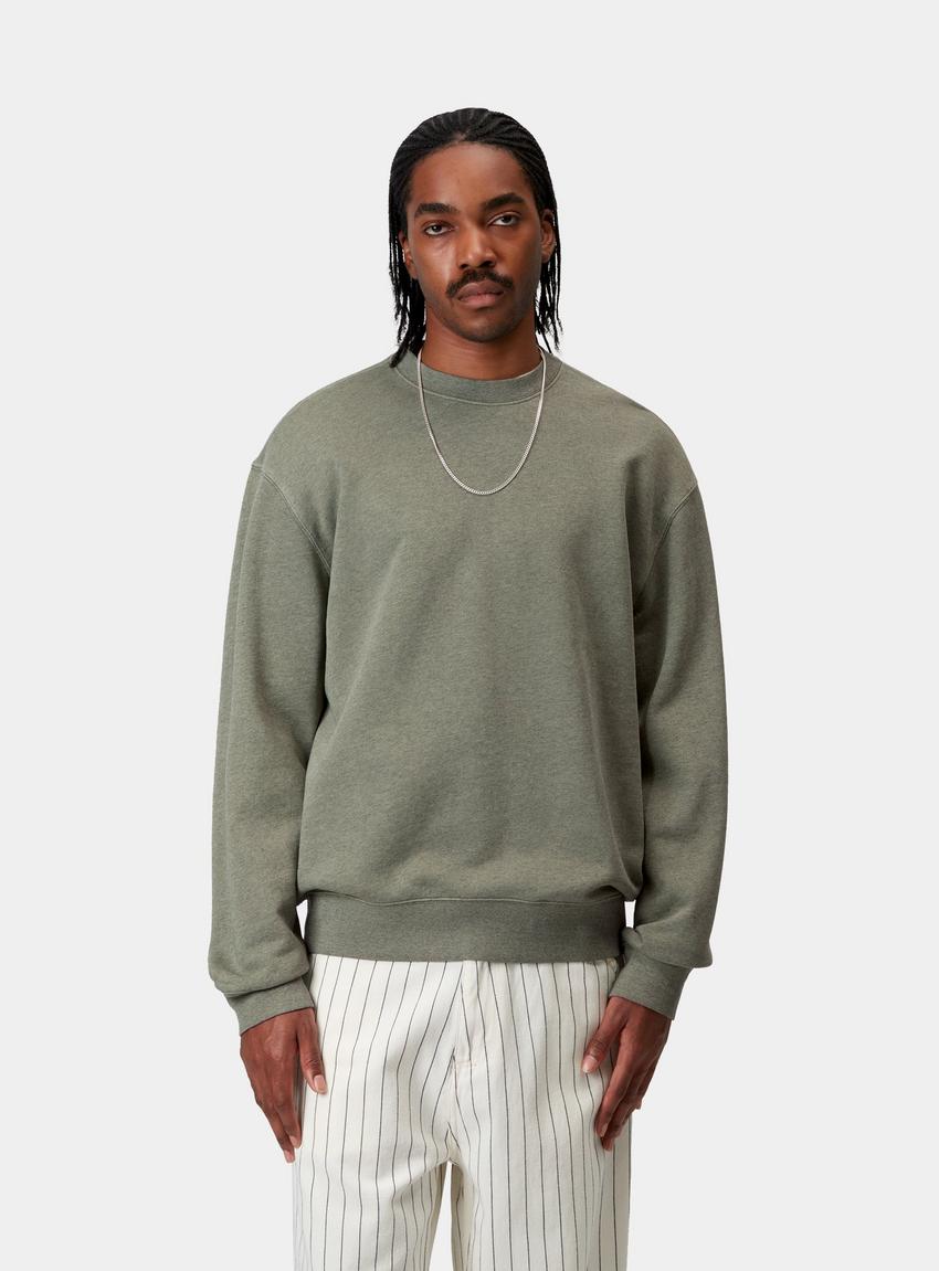 Carhartt WIP Caspian Sweatshirt, Park Heather | Official Carhartt WIP Caspian Sweatshirt, Park Heather | Official