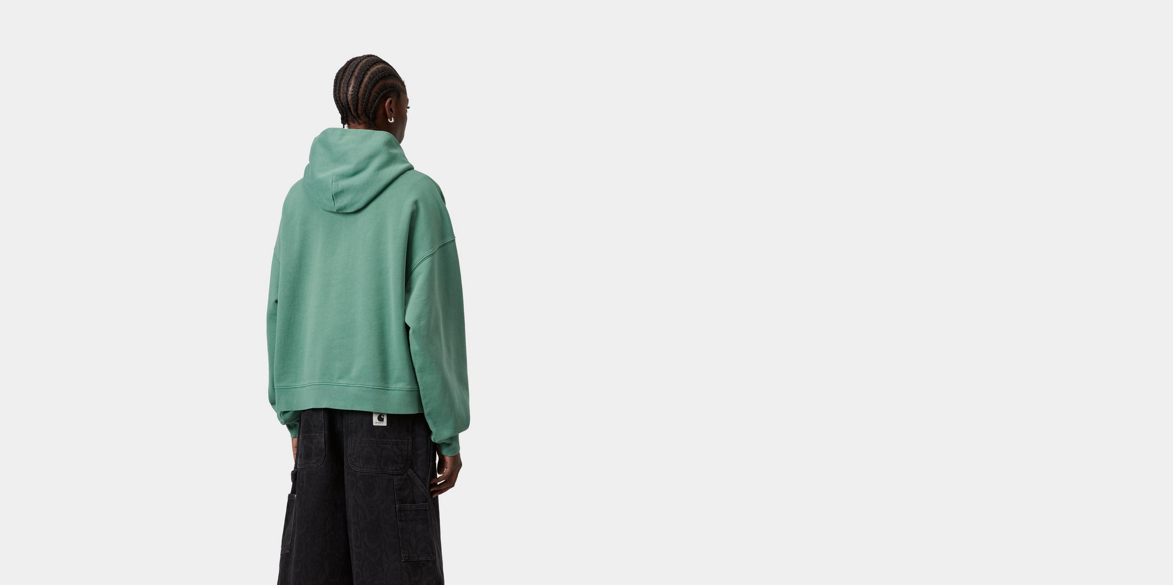 Carhartt WIP Women's Hooded Benton Sweatshirt, Lily | Official Online Store
