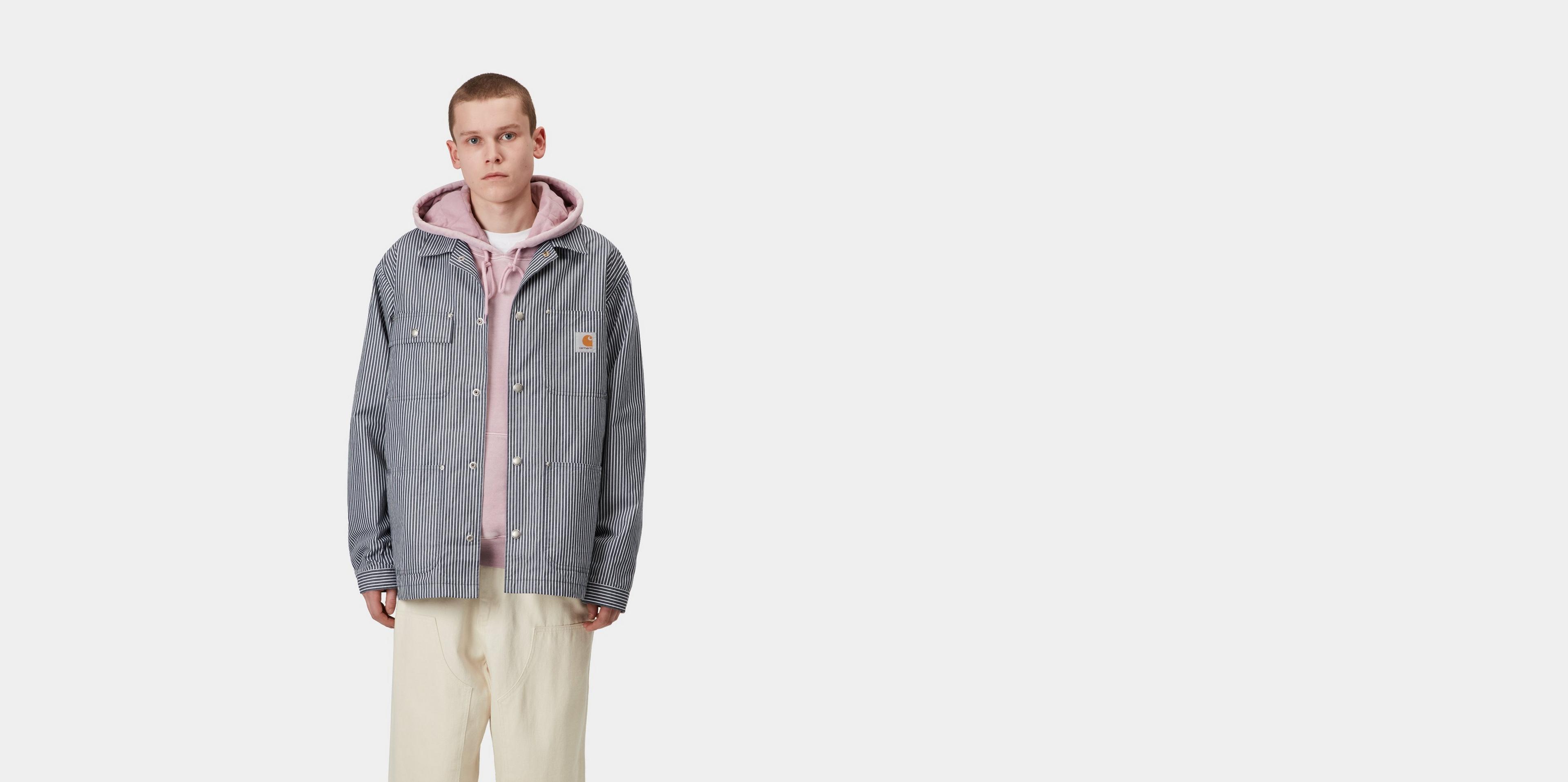 Carhartt WIP Notus Coach Jacket, Arvin Stripe, Space | Official Online ...