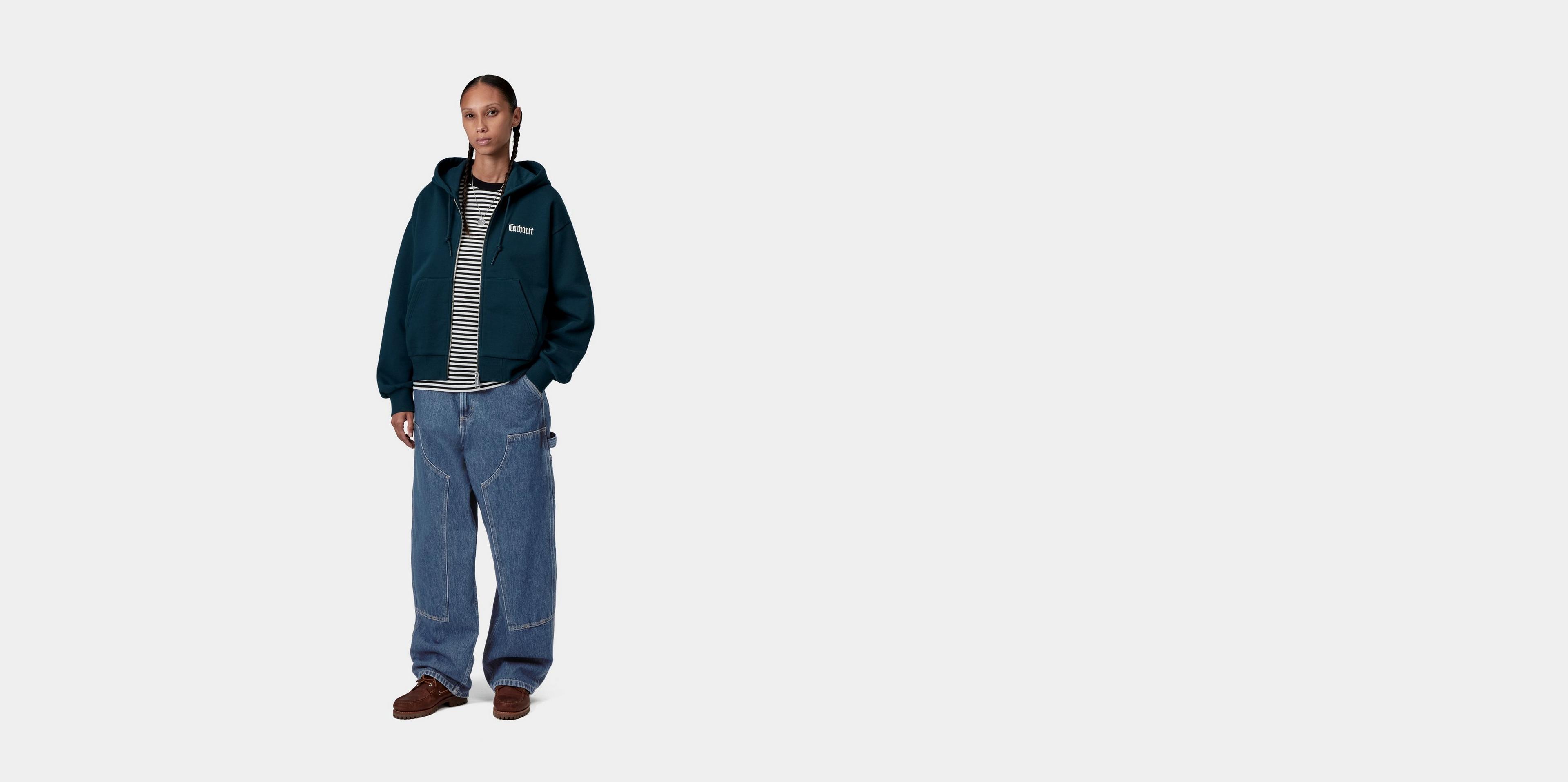 Carhartt WIP W' Brandon Double Knee Pant, Blue | Official Online Store