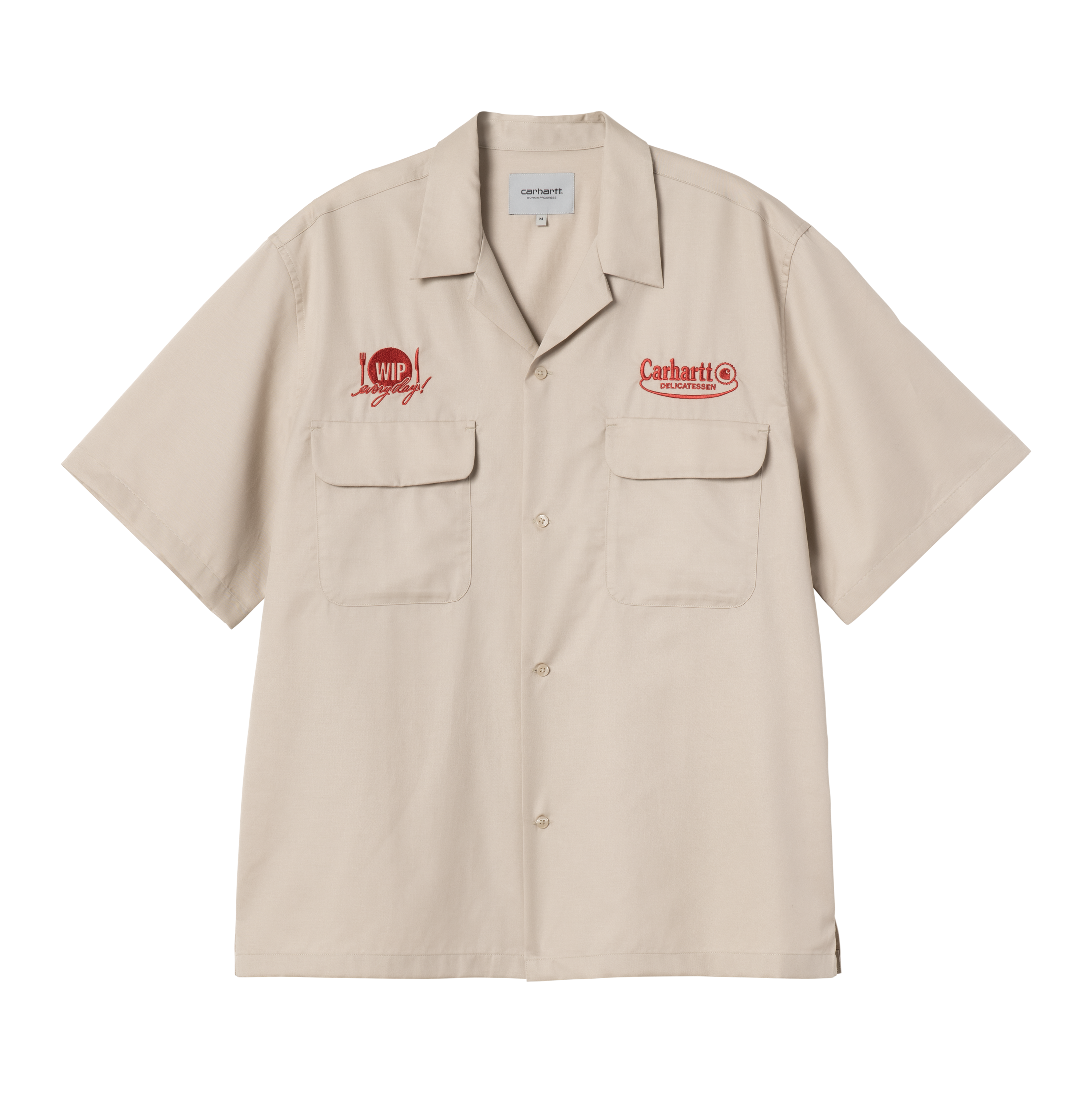 Carhartt WIP S/S Deli Shirt, Fleur De Sel / Desire | Official Online Store