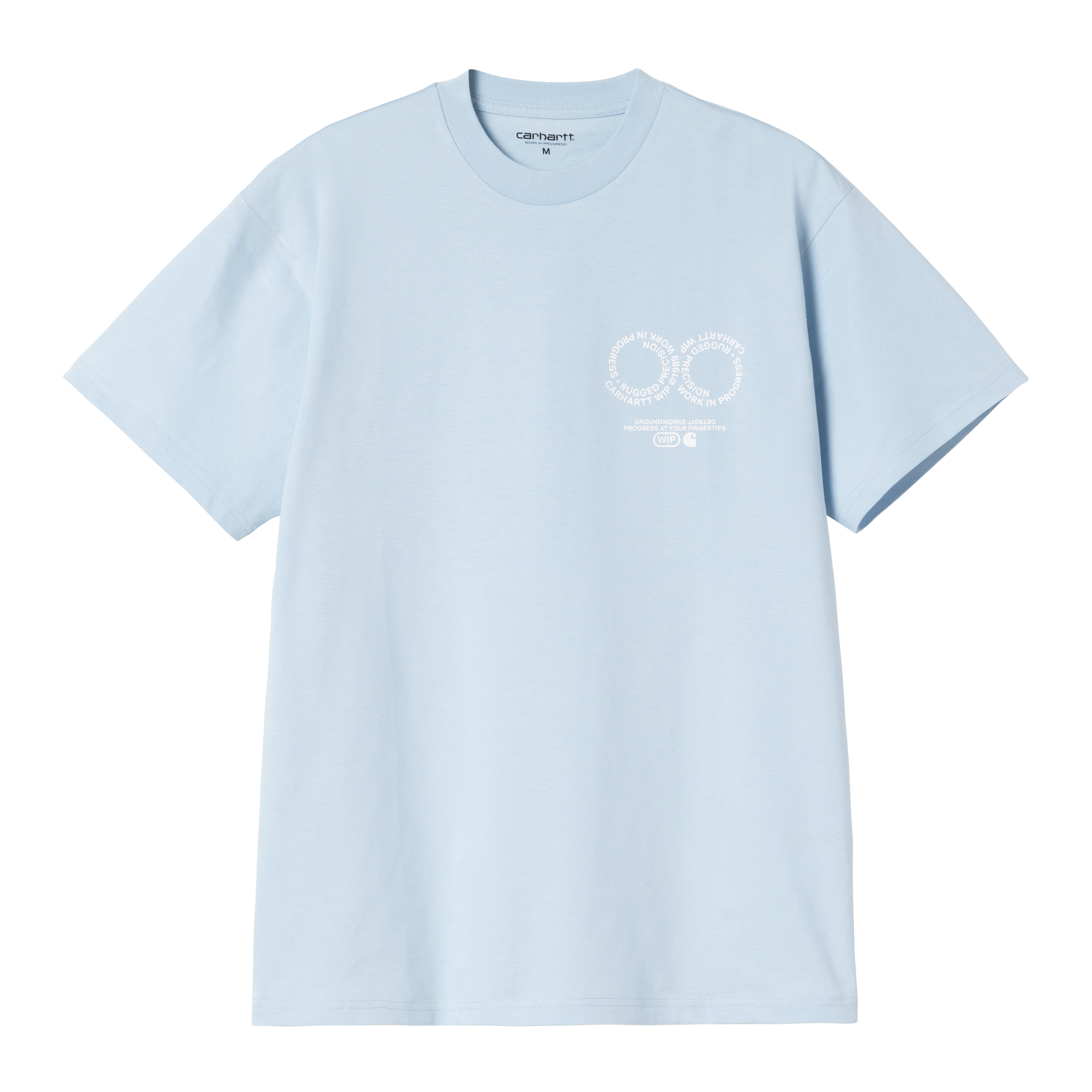 Carhartt WIP S/S Rotation T-Shirt, Air Sky / White | Official Online Store