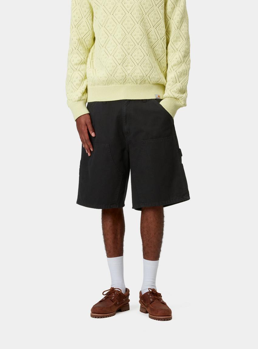 Carhartt WIP Double Knee Short, Black | Official Online Store Carhartt WIP Double Knee Short, Black | Official Online Store