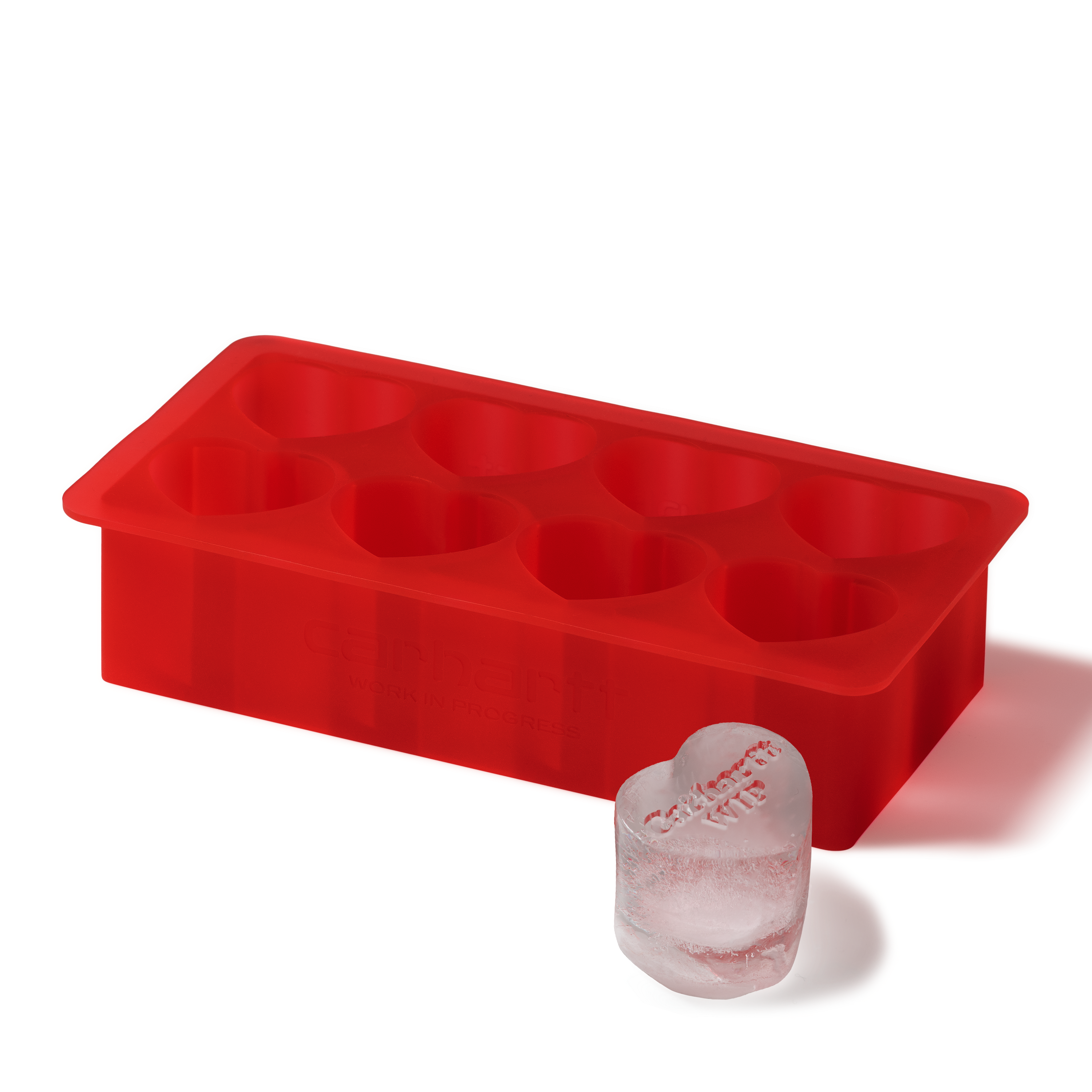 Carhartt WIP Heart Ice Cube Tray, Scarlet | Official Online Store