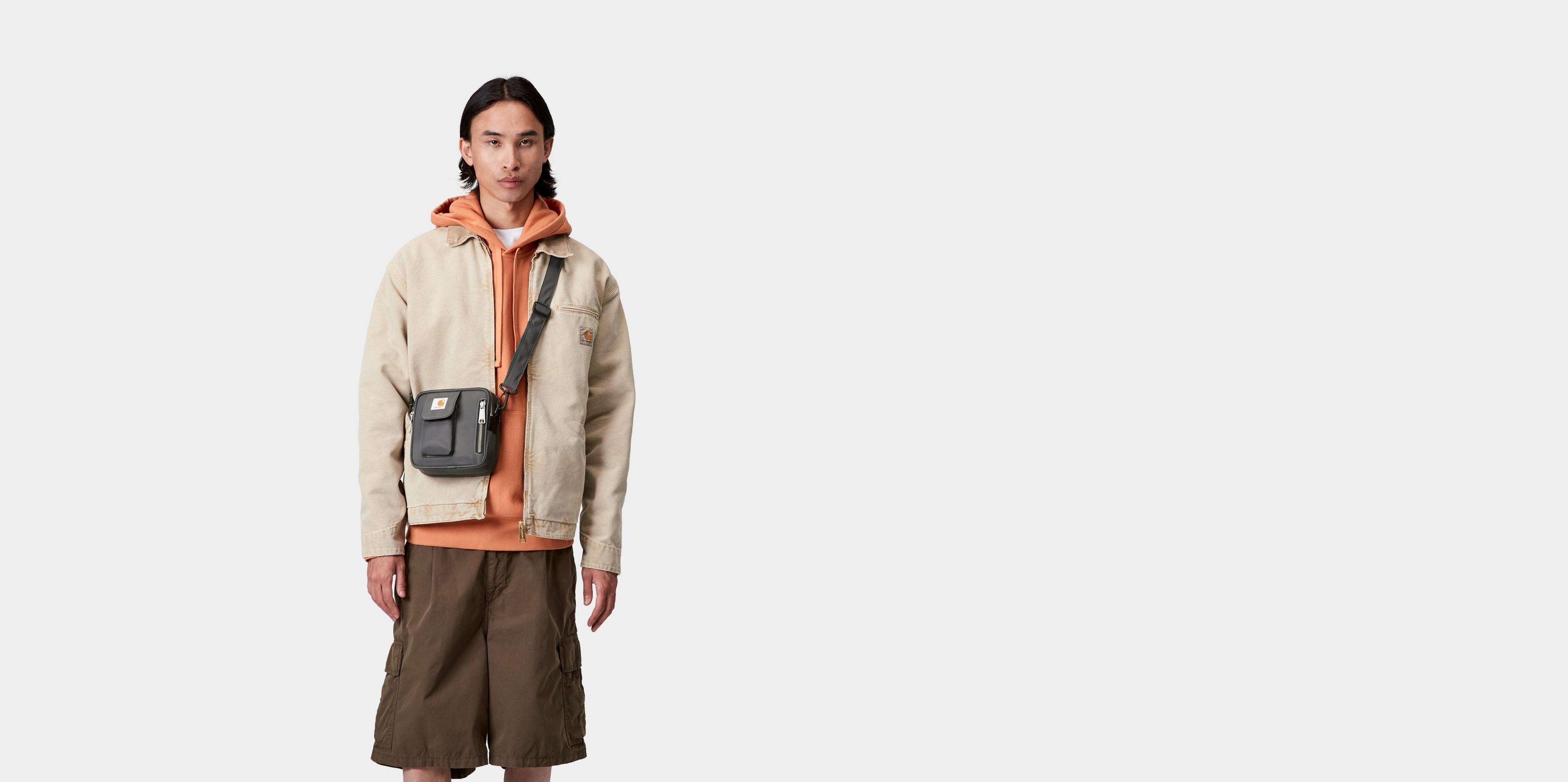 Carhartt WIP Alumni Essential Bag, Small, Graphite / Dark Fir ...