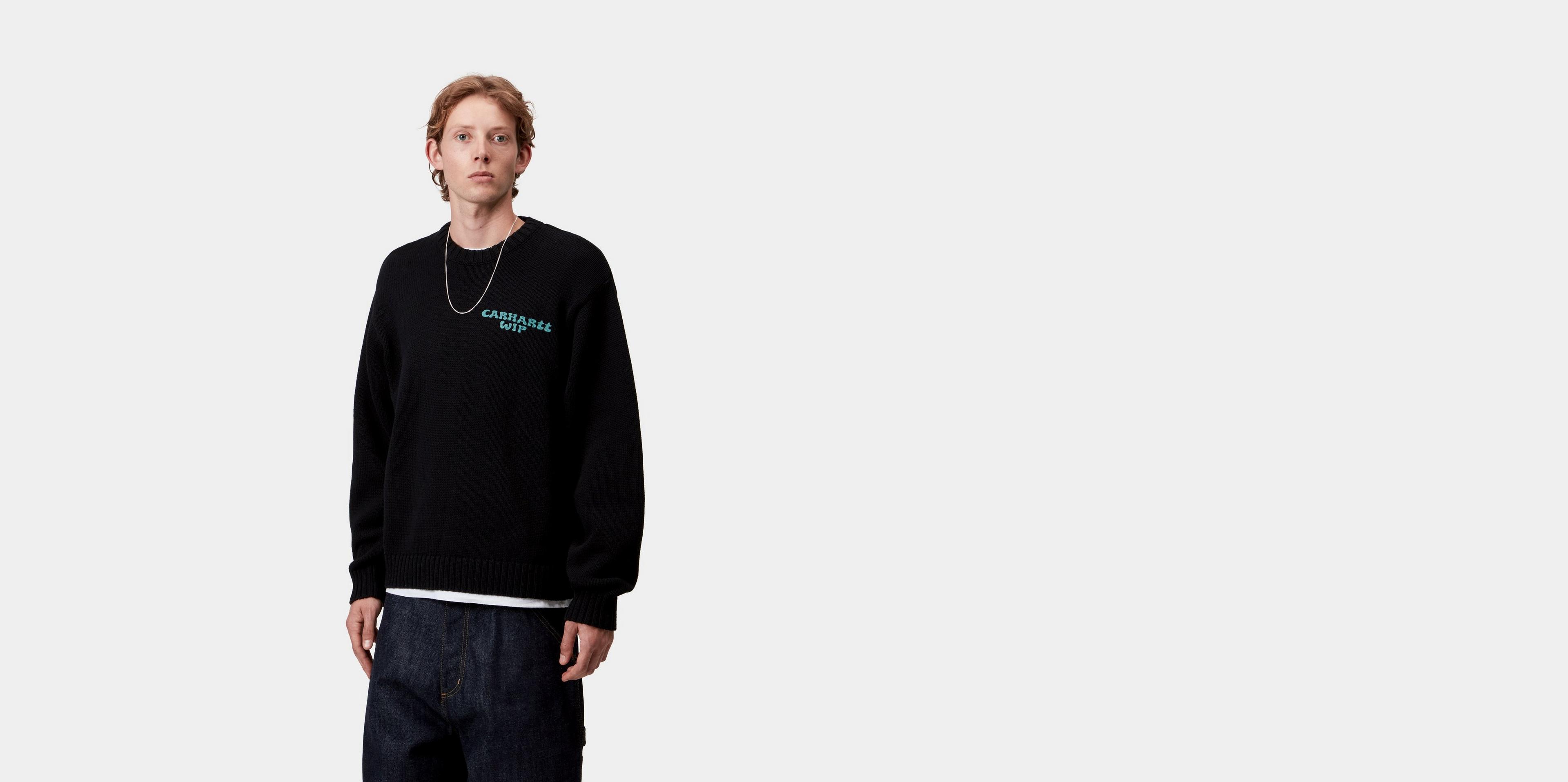 Carhartt WIP Helix Sweater, Black | Boutique en ligne officielle
