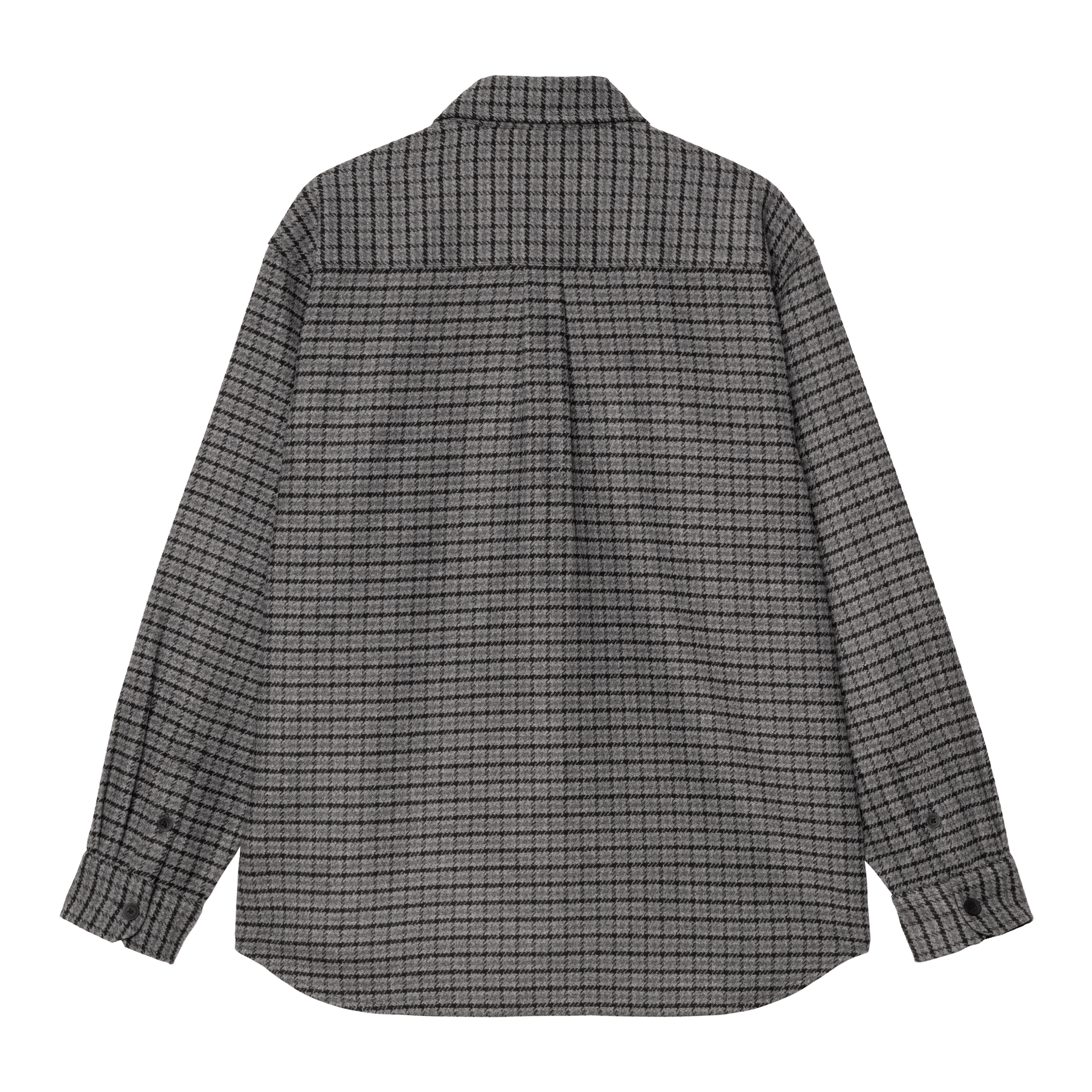 Carhartt WIP L/S Lowis Shirt, Lowis Houndstooth, Grey Heather | Loja ...