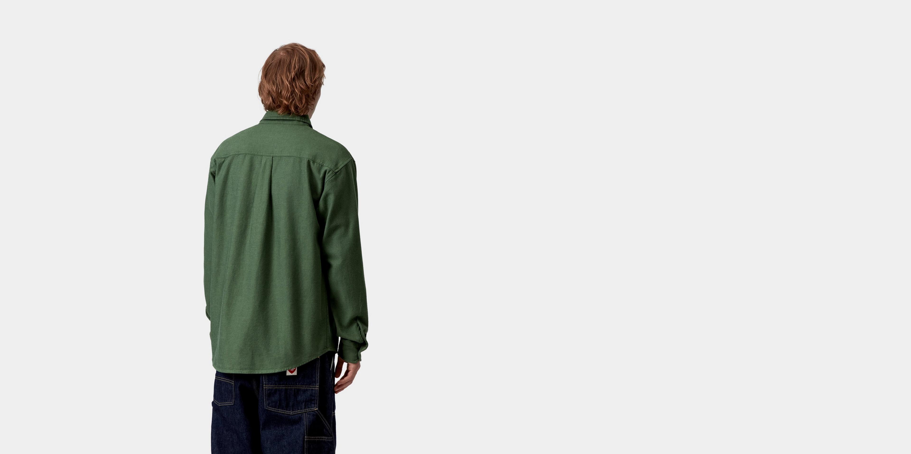 Carhartt WIP L/S Edgar Shirt, Sycamore Tree / Wax | Official Online Store