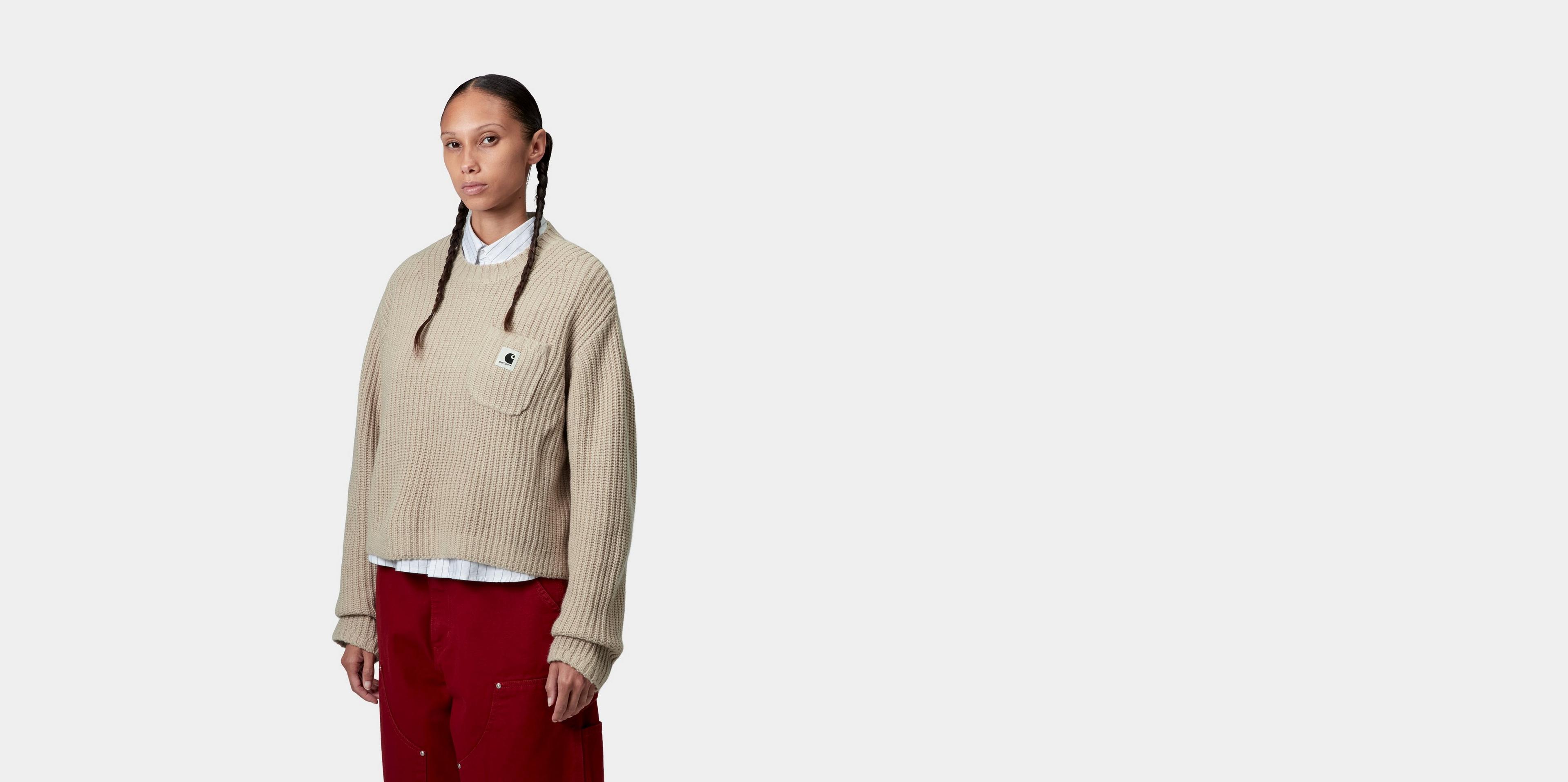 Carhartt WIP W' Mira Sweater, Fleur De Sel | Tienda oficial en Línea