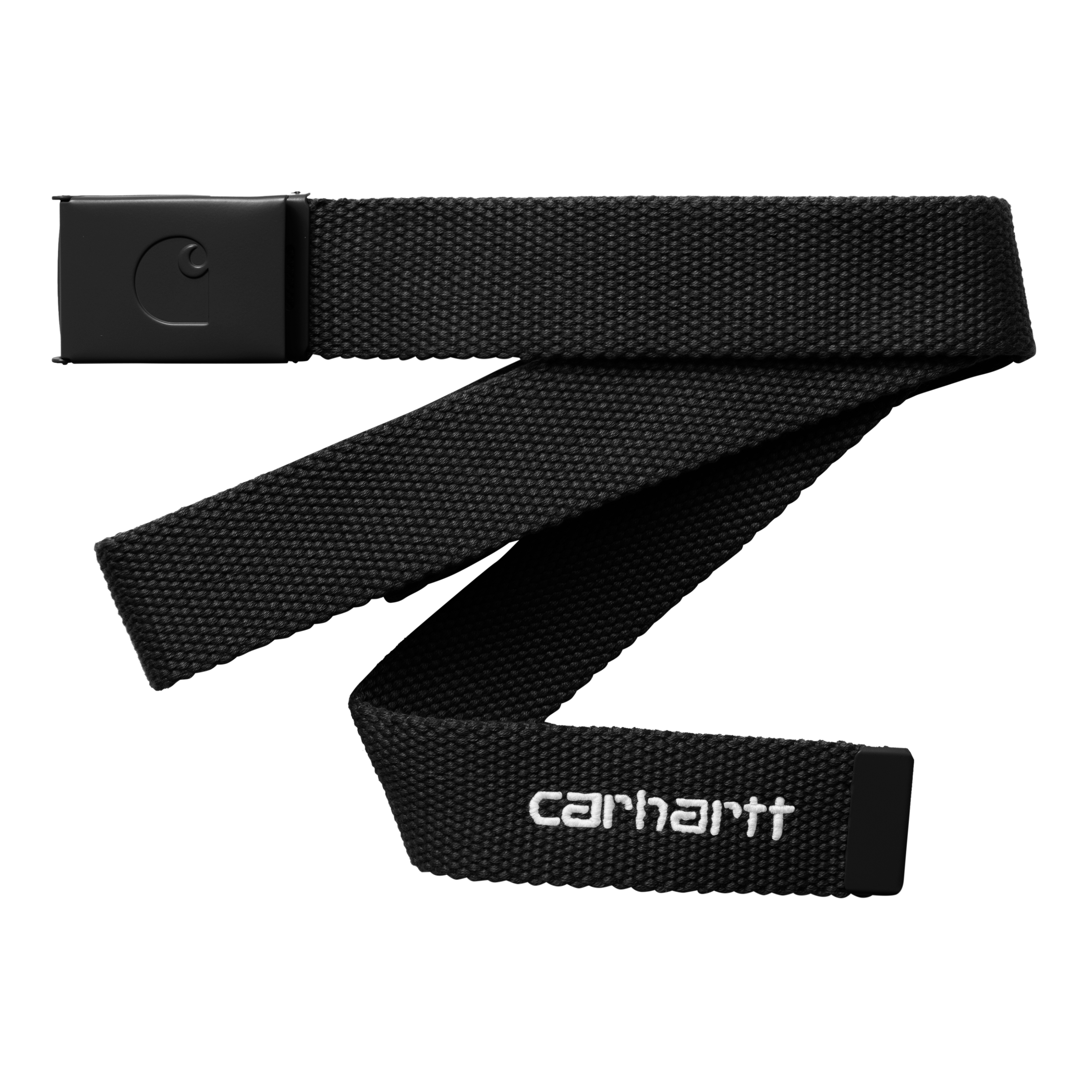 Carhartt WIP C-Logo Belt Tonal, Black / White | Loja online oficial