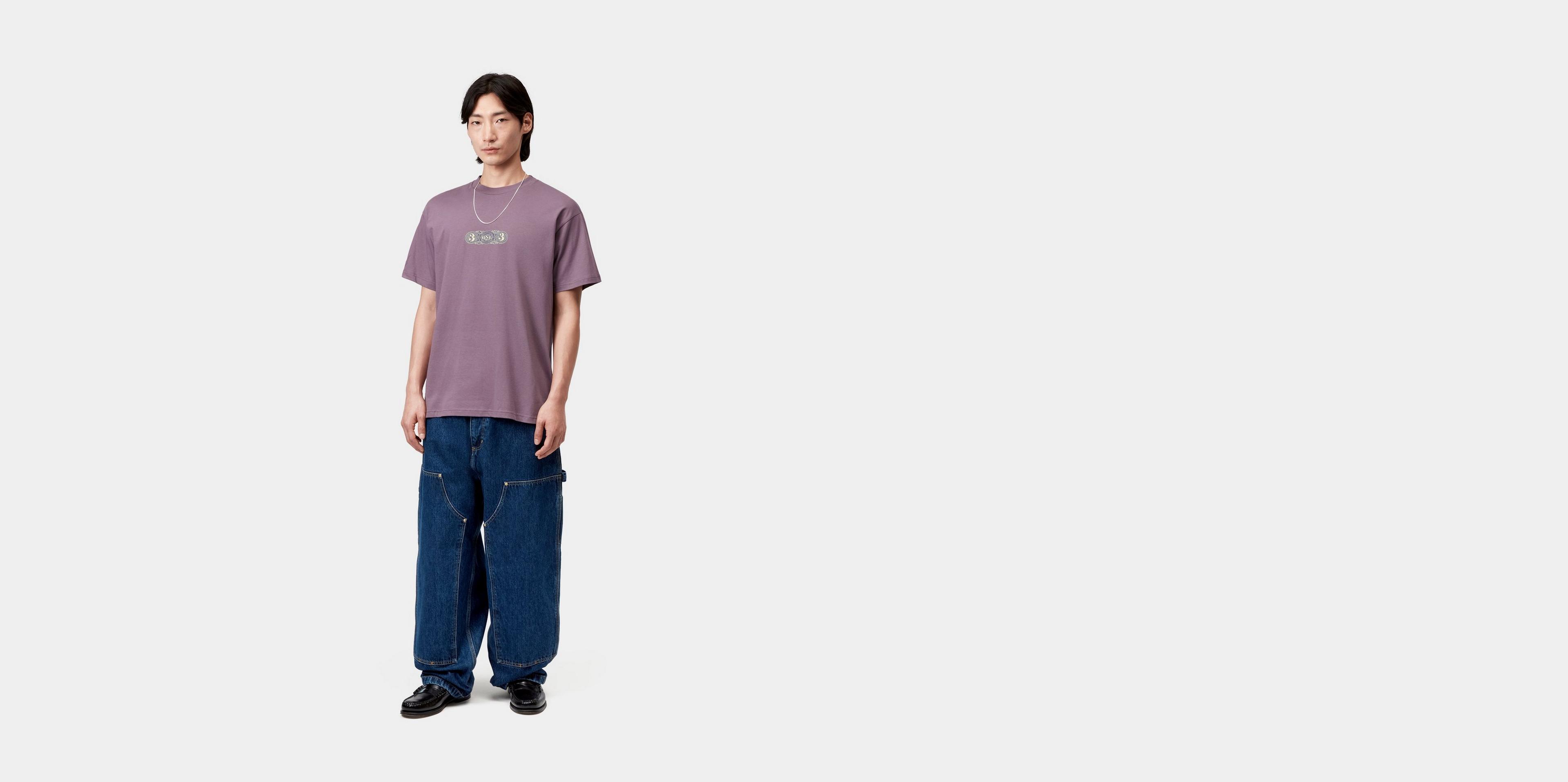 Carhartt WIP S/S 3 One 3 T-Shirt, Phlox | Official Online Store