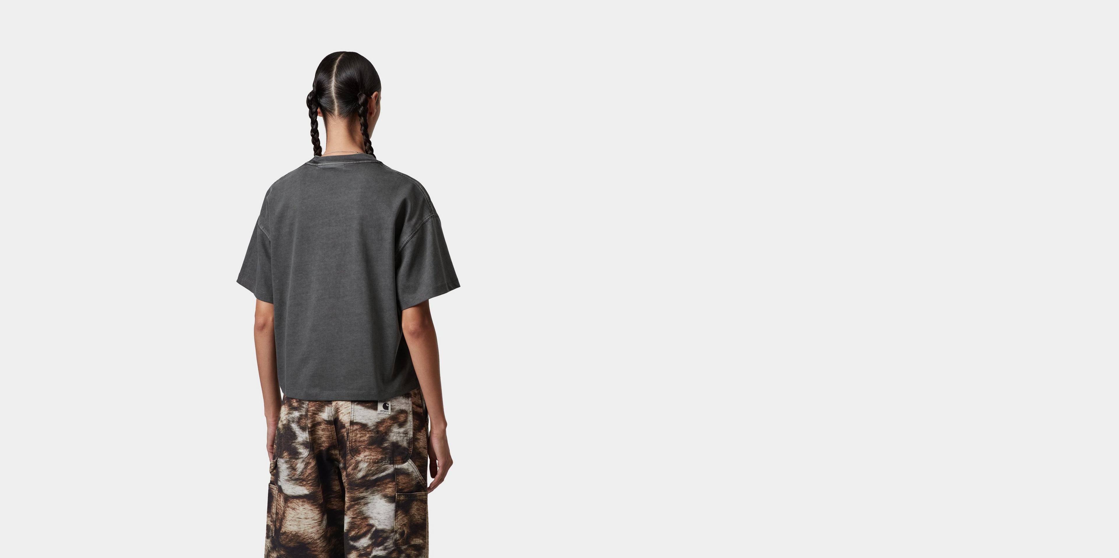 Carhartt WIP W' S/S Benton T-Shirt, Graphite | Negozio online ufficiale