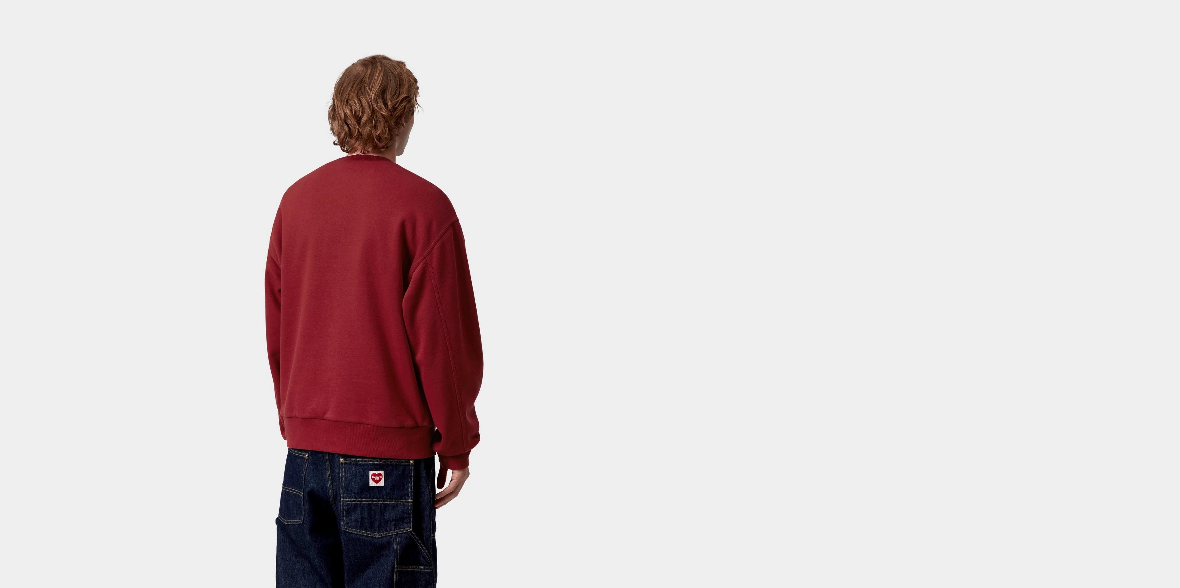 Carhartt WIP Detroit Sweatshirt, Scarlet | Official Online Store