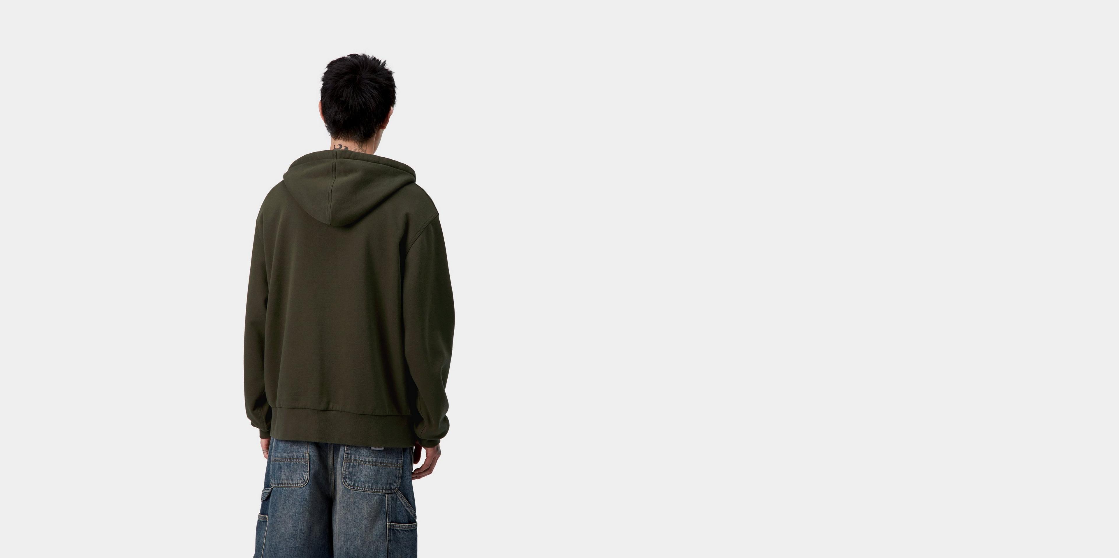 Carhartt WIP Active Sweat Jacket, Olive | Official Online Store