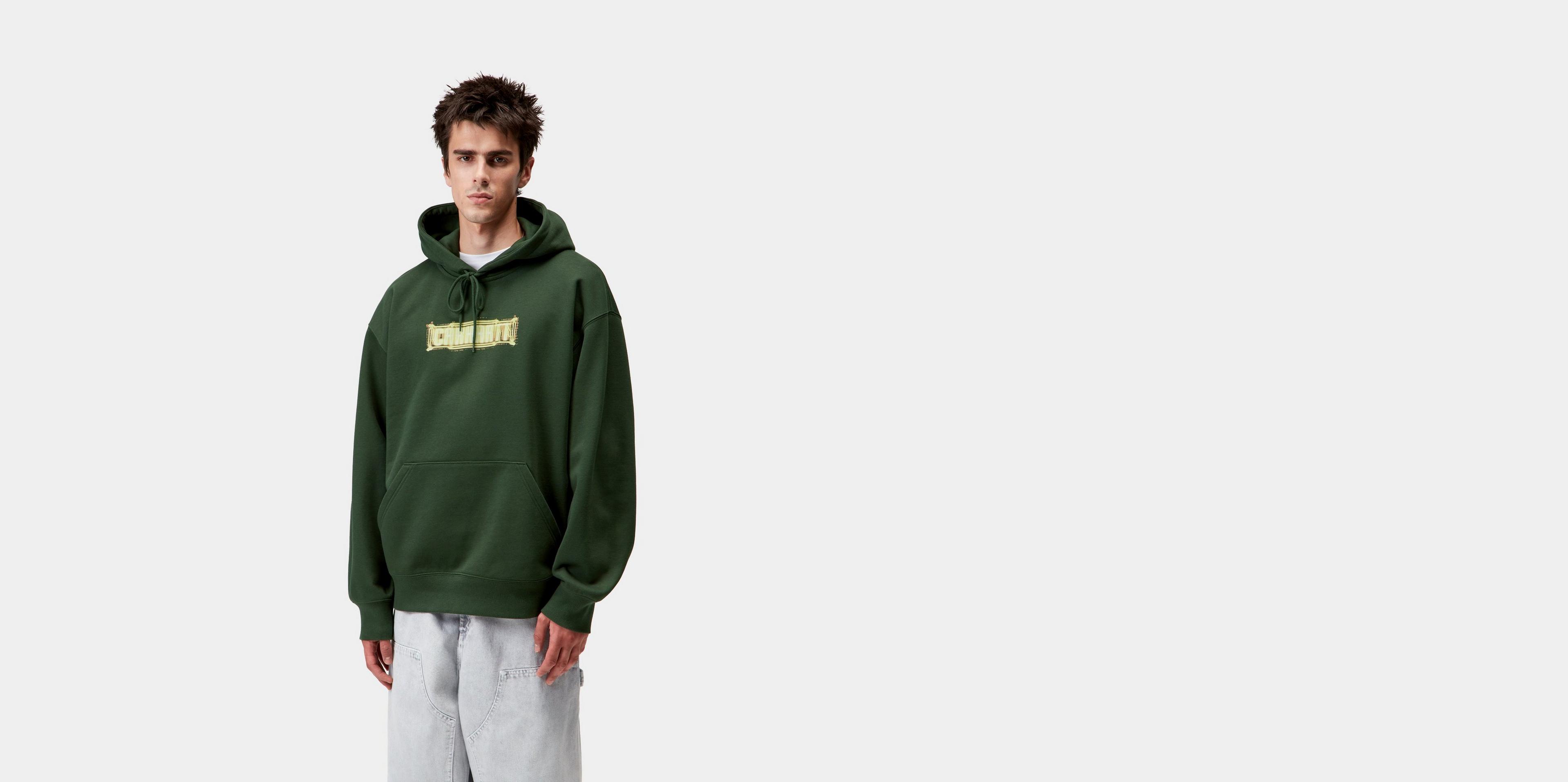 Carhartt WIP Hooded Electric Boogie Sweatshirt, Sycamore Tree ...