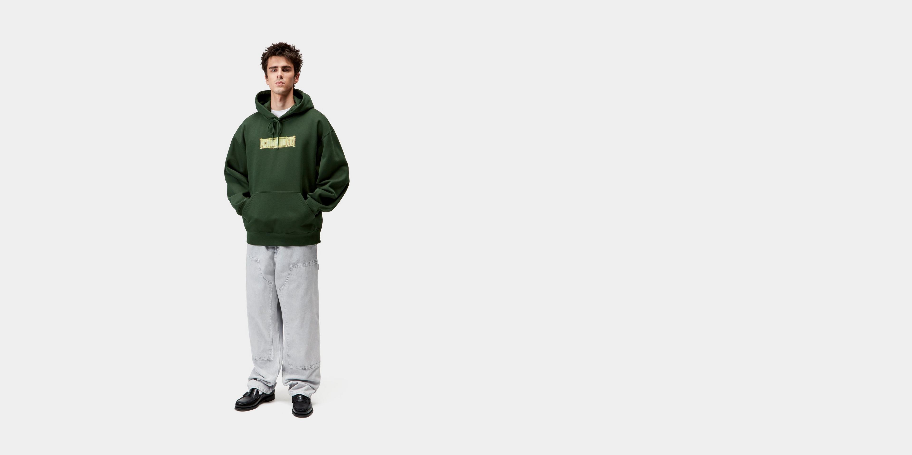 Carhartt WIP Hooded Electric Boogie Sweatshirt, Sycamore Tree ...