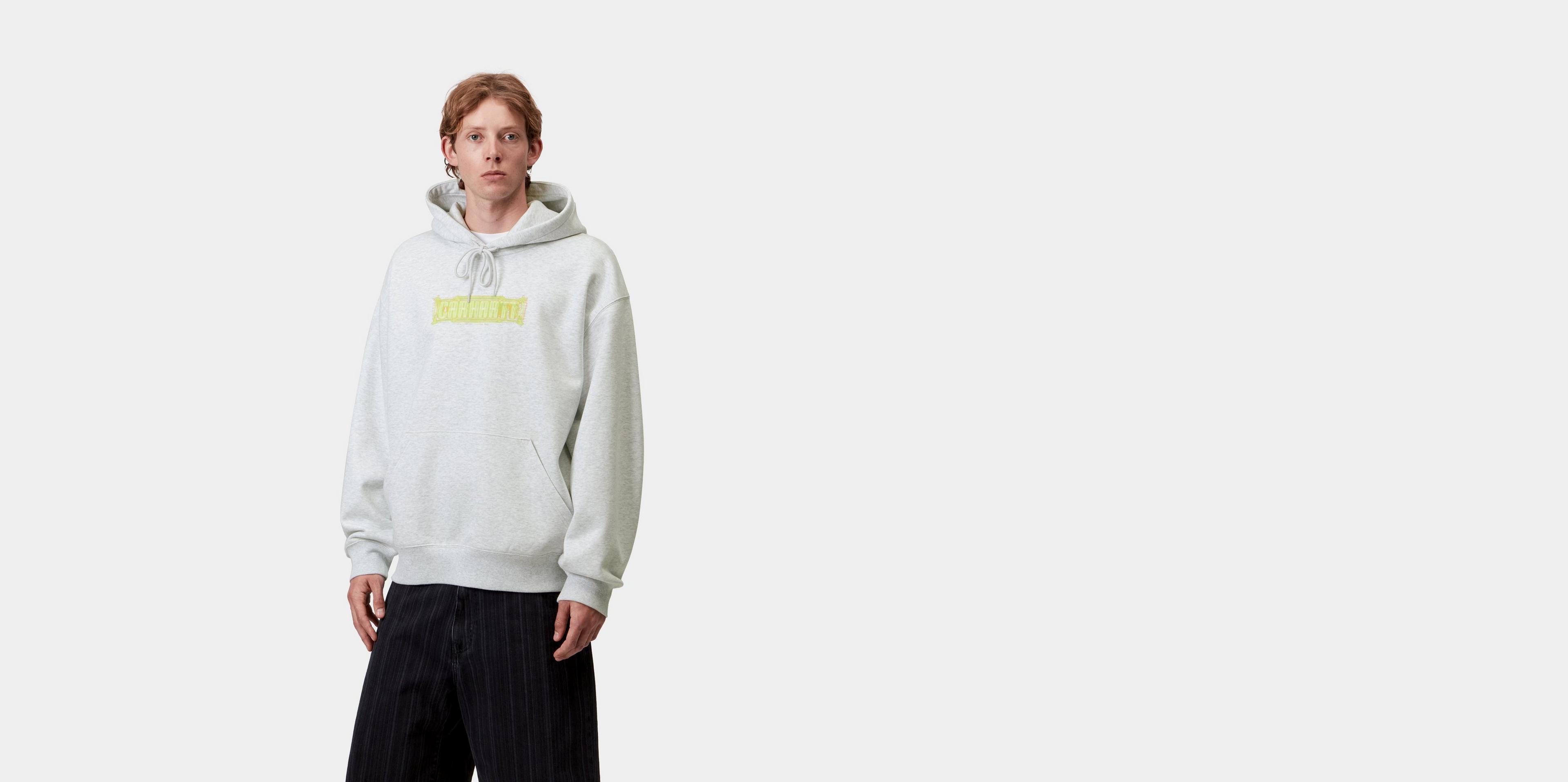Carhartt WIP Hooded Electric Boogie Sweatshirt, Ash Heather | Boutique ...