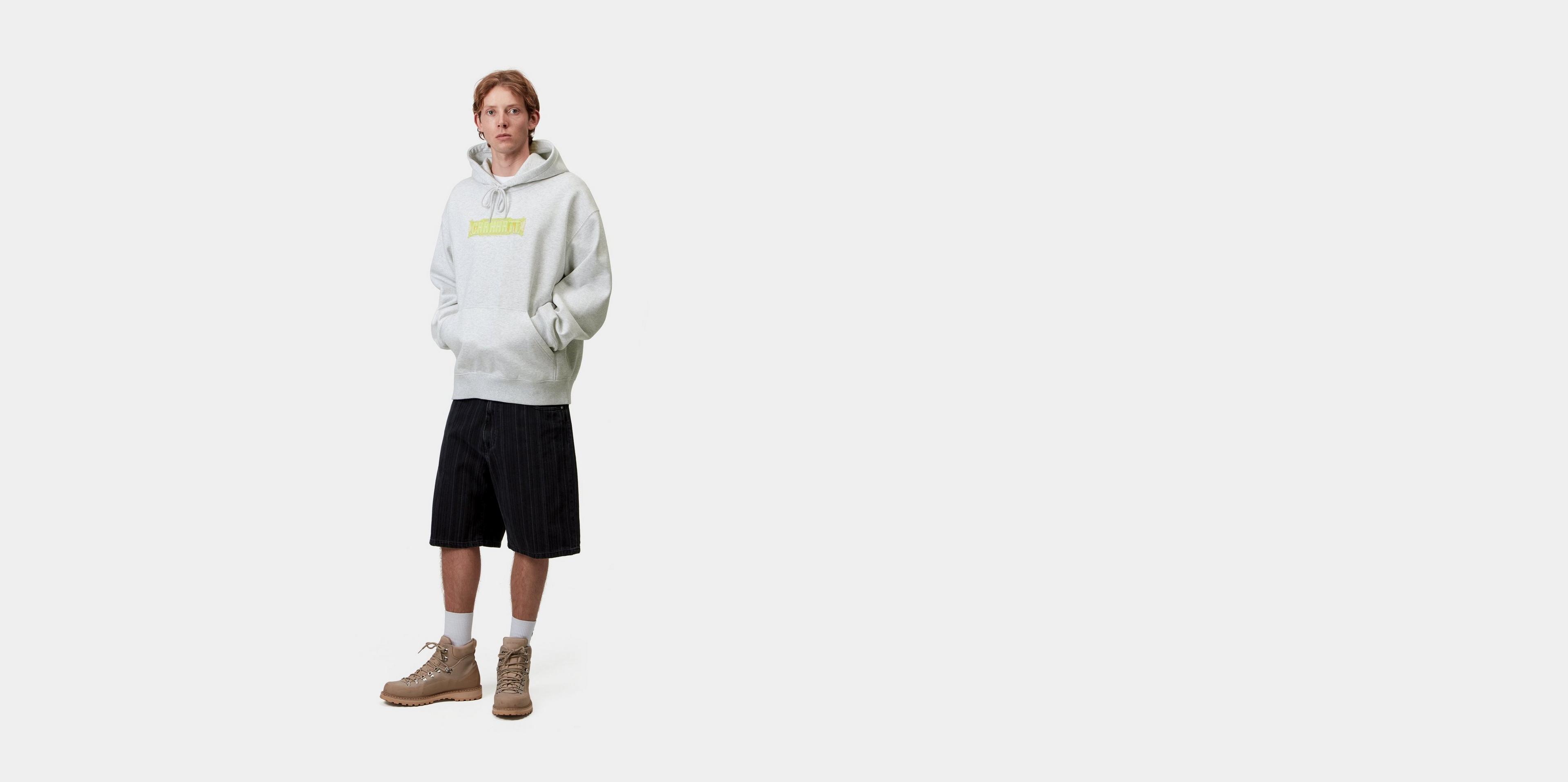 Carhartt WIP Hooded Electric Boogie Sweatshirt, Ash Heather | Official ...