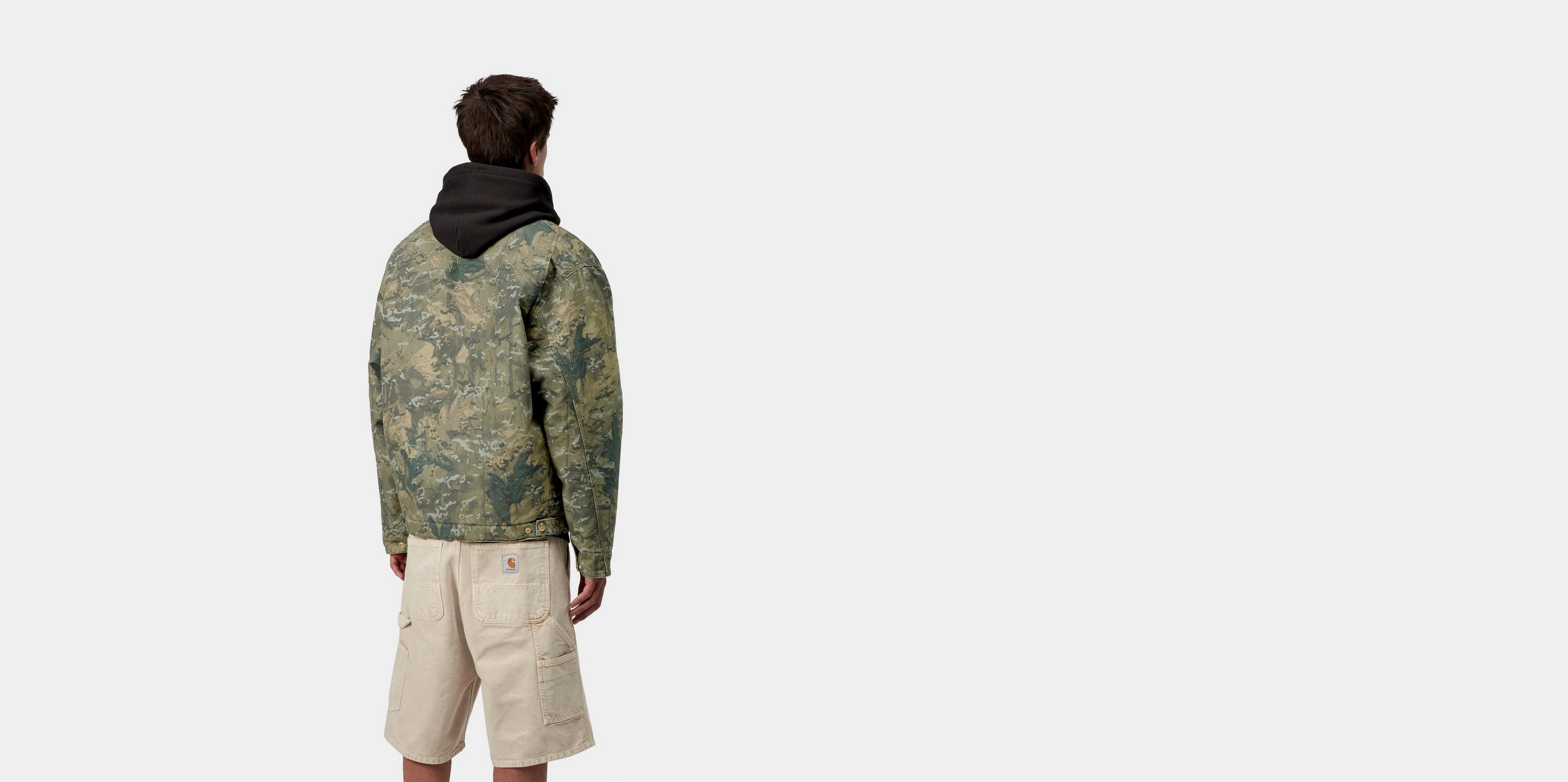 Carhartt WIP OG Detroit Jacket, Camo Combi, Green / Black | Official ...