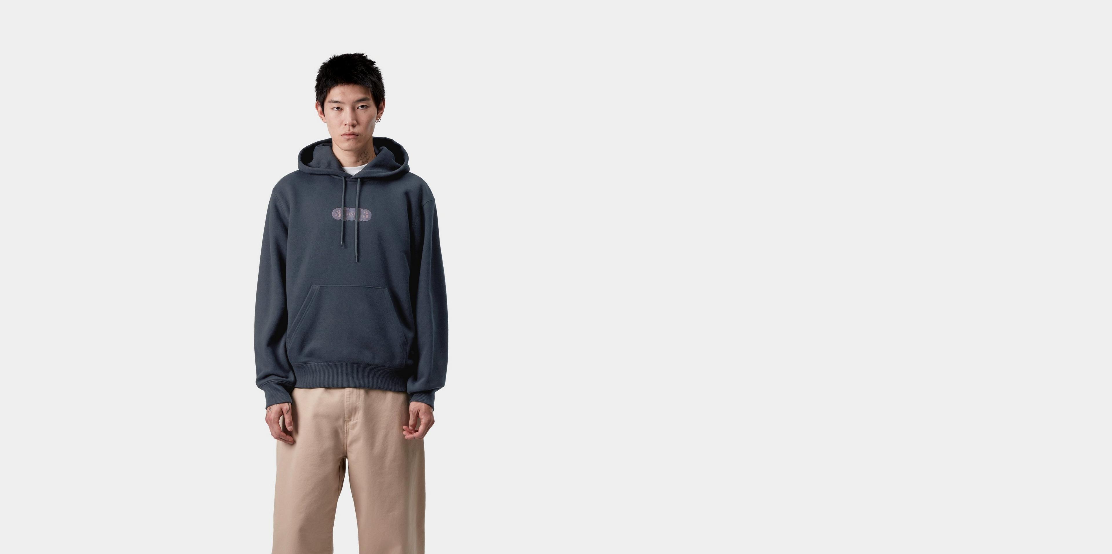 Carhartt WIP Hooded 3 One 3 Sweatshirt, Deep Night | Official Online Store