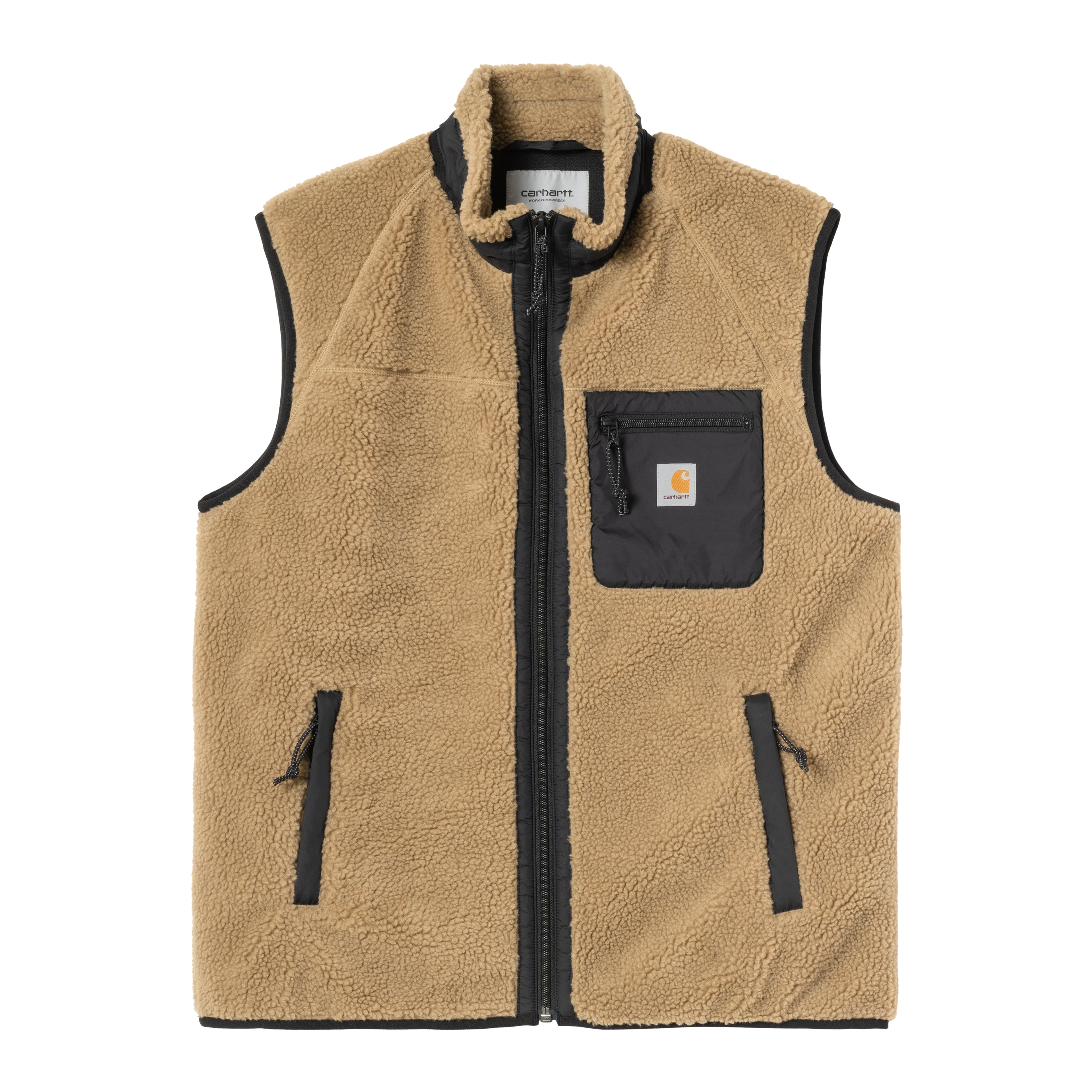 Carhartt WIP Prentis Vest Liner, Leather / Black | Official Online Store