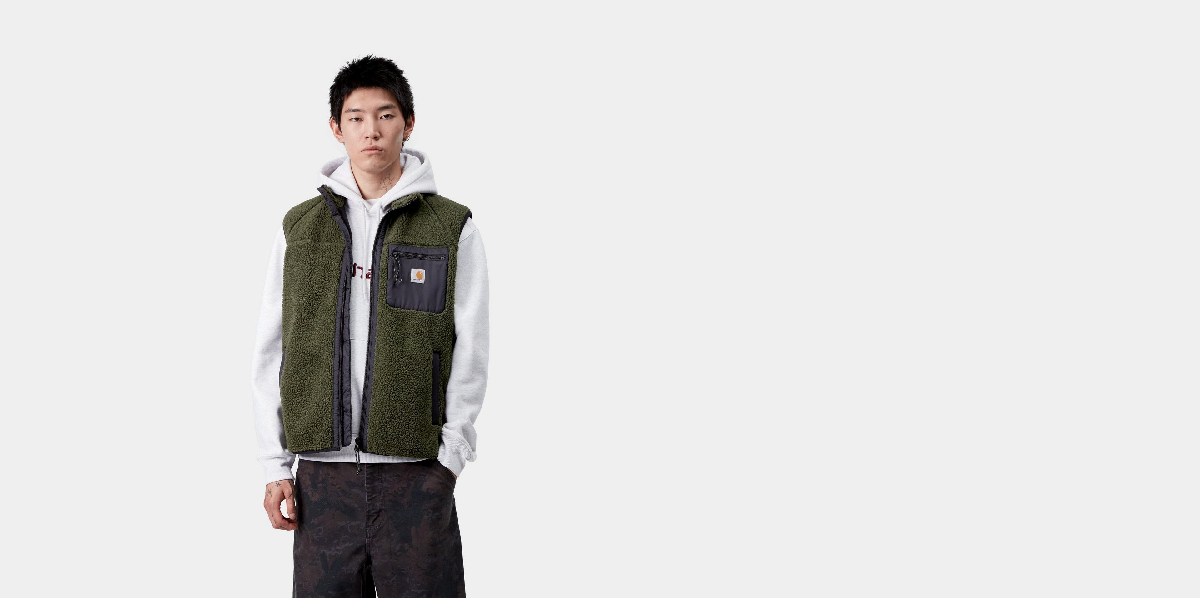 Carhartt WIP Prentis Vest Liner, Opuntia / Black | Official Online Store