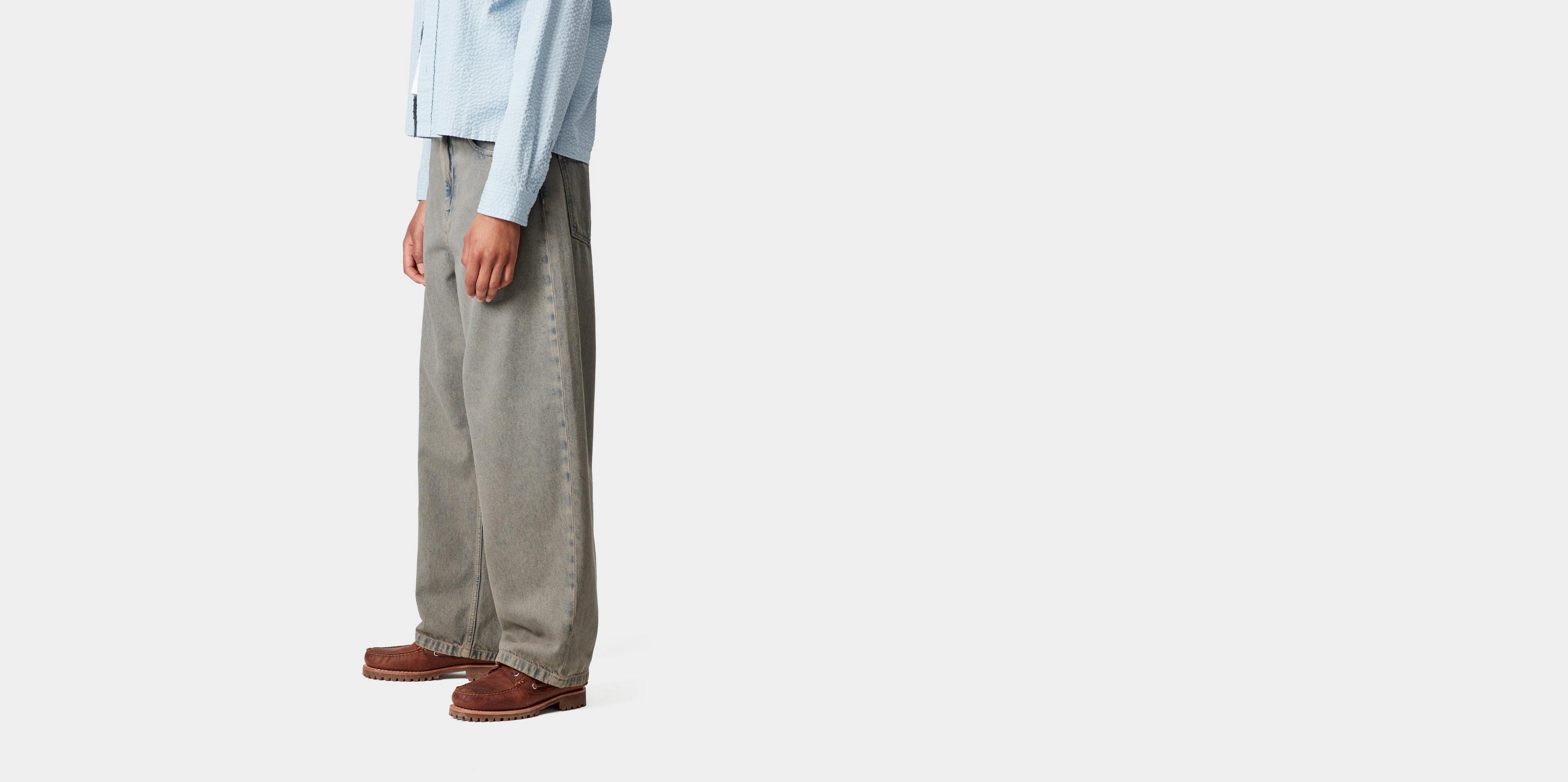 Carhartt WIP W' Brandon Pant, Blue / Leather | Official Online Store