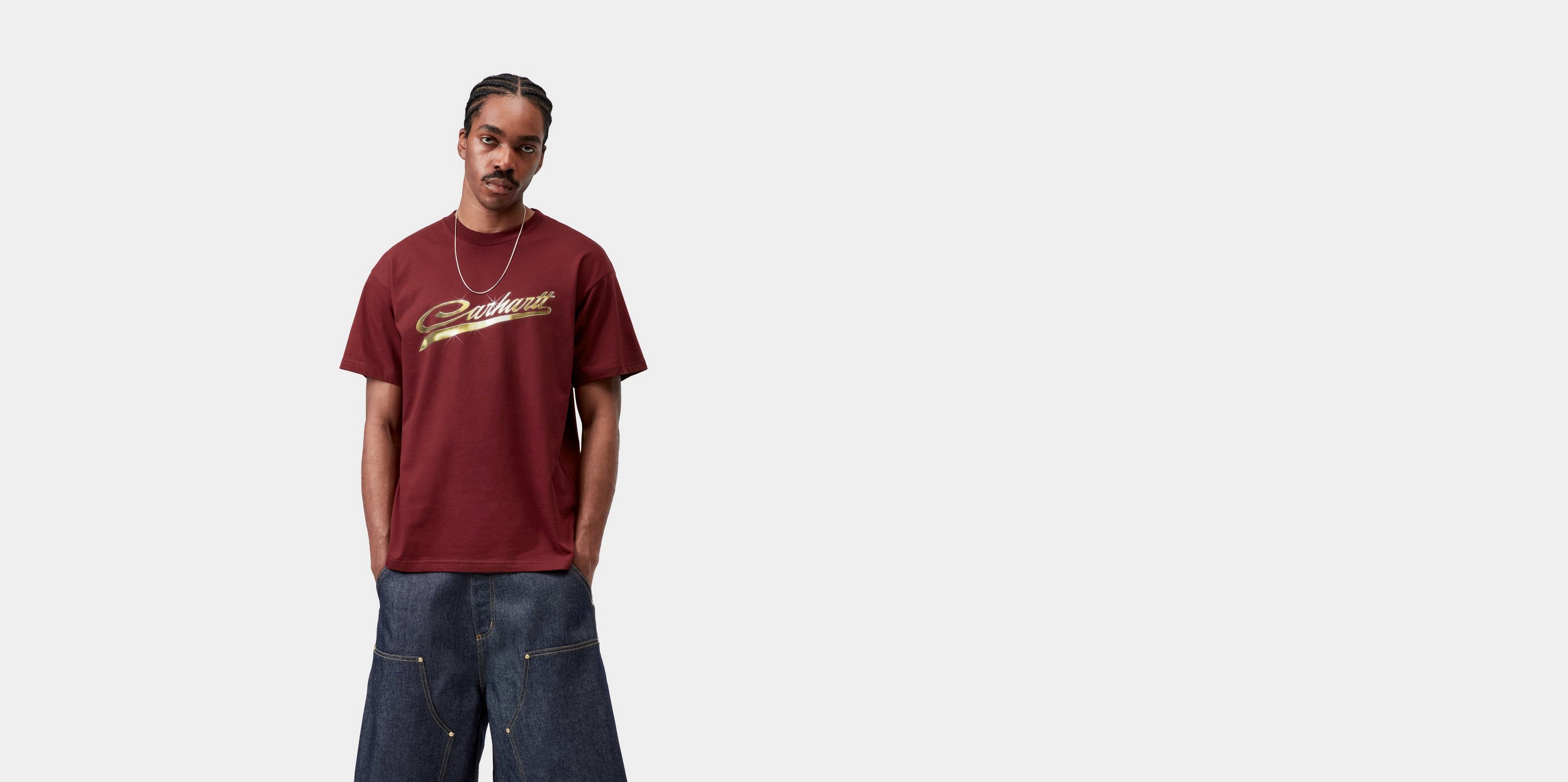 Carhartt WIP S/S Vroooom T-Shirt, Marsala | Official Online Store