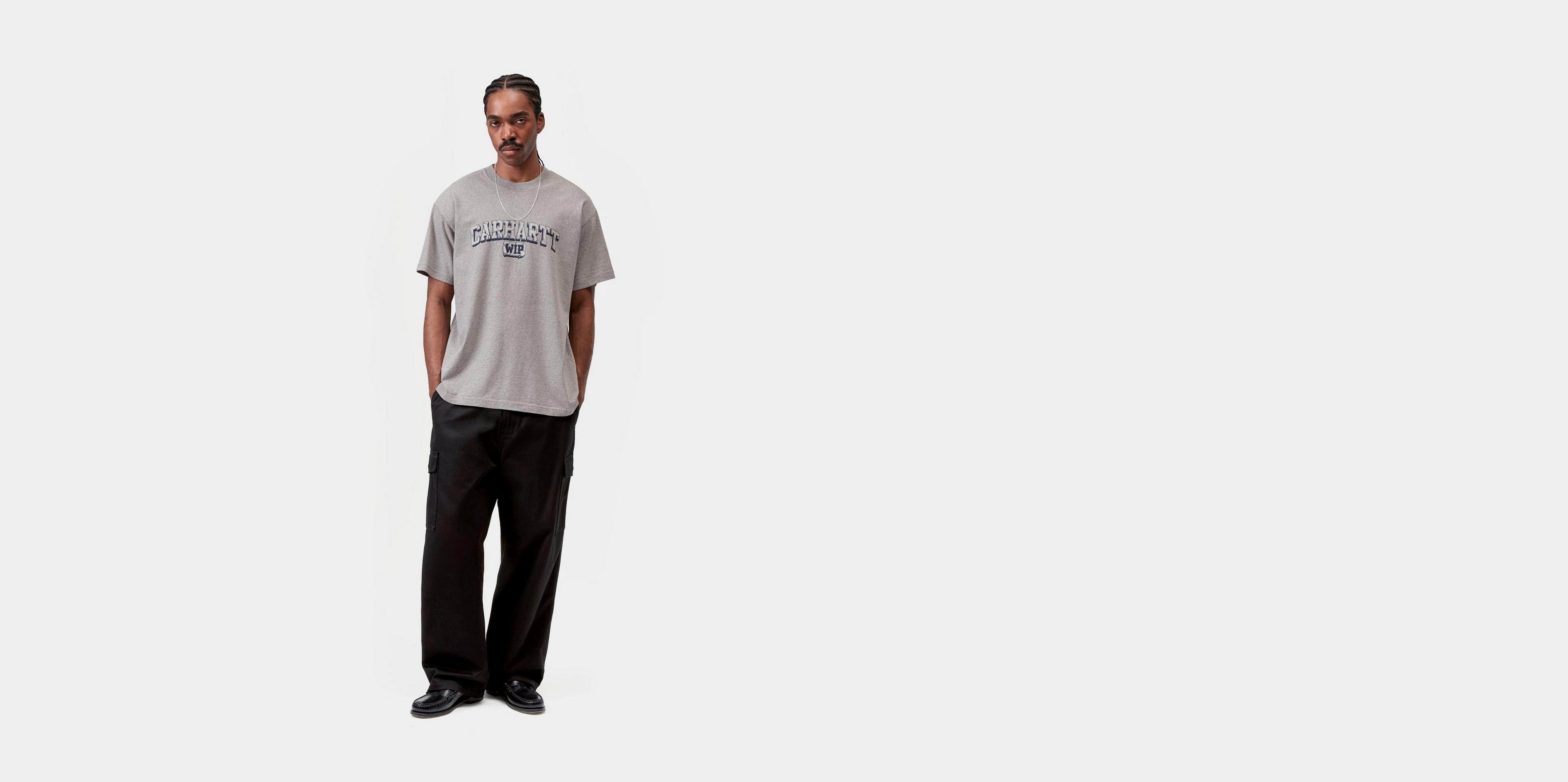 Carhartt WIP S/S Heavy Duty T-Shirt, Grey Heather | Official Online Store