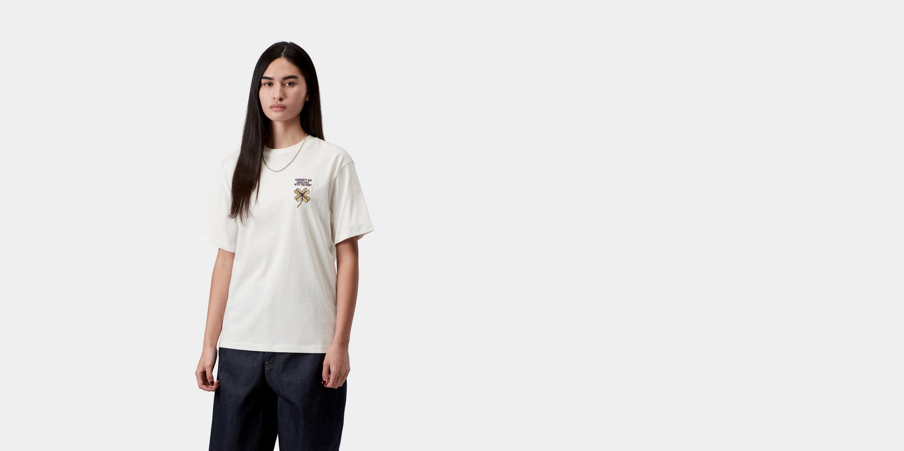 Carhartt WIP W' S/S Clover T-Shirt, Wax | Official Online Store