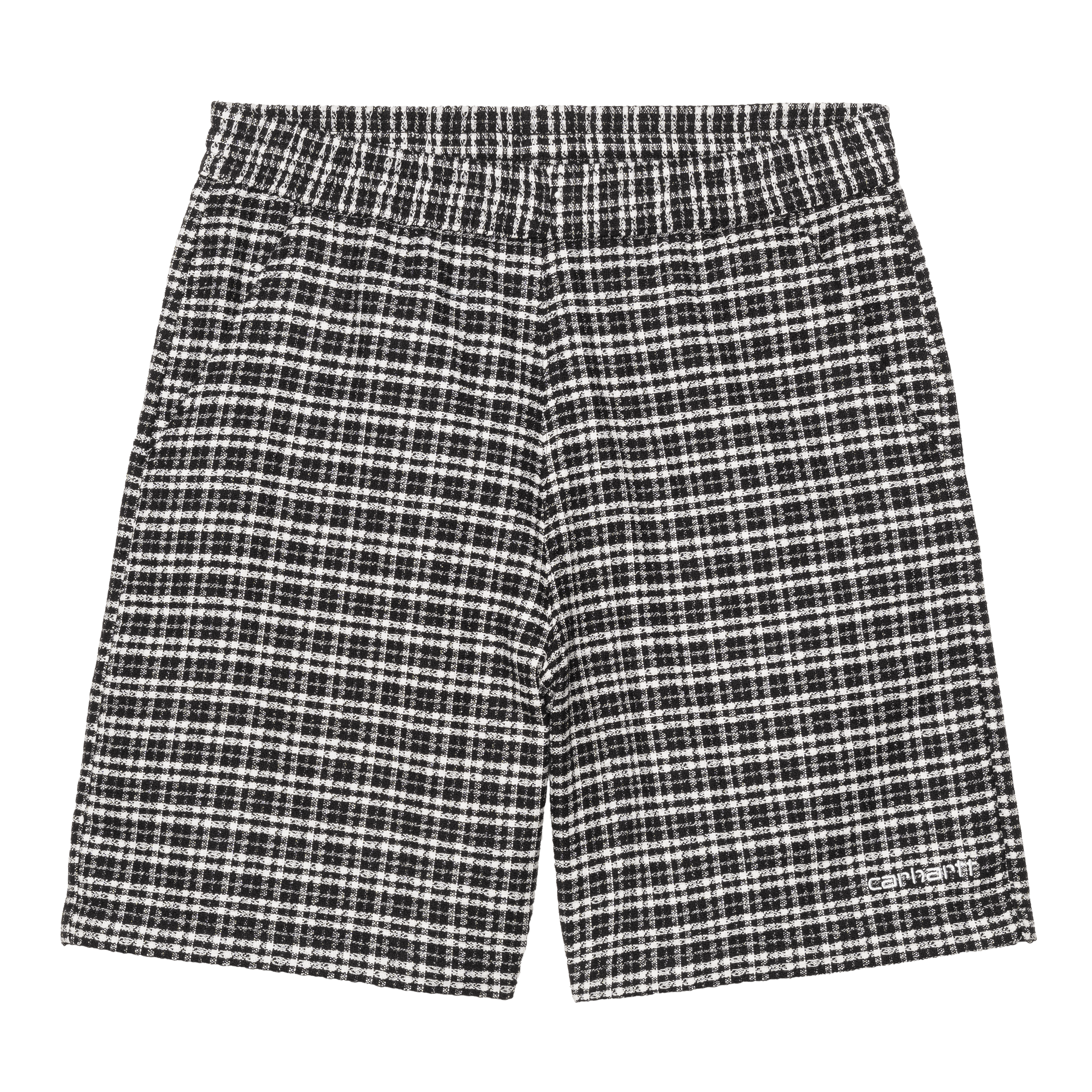 Carhartt WIP Kander Short, Kander Check, Black | Official Online Store