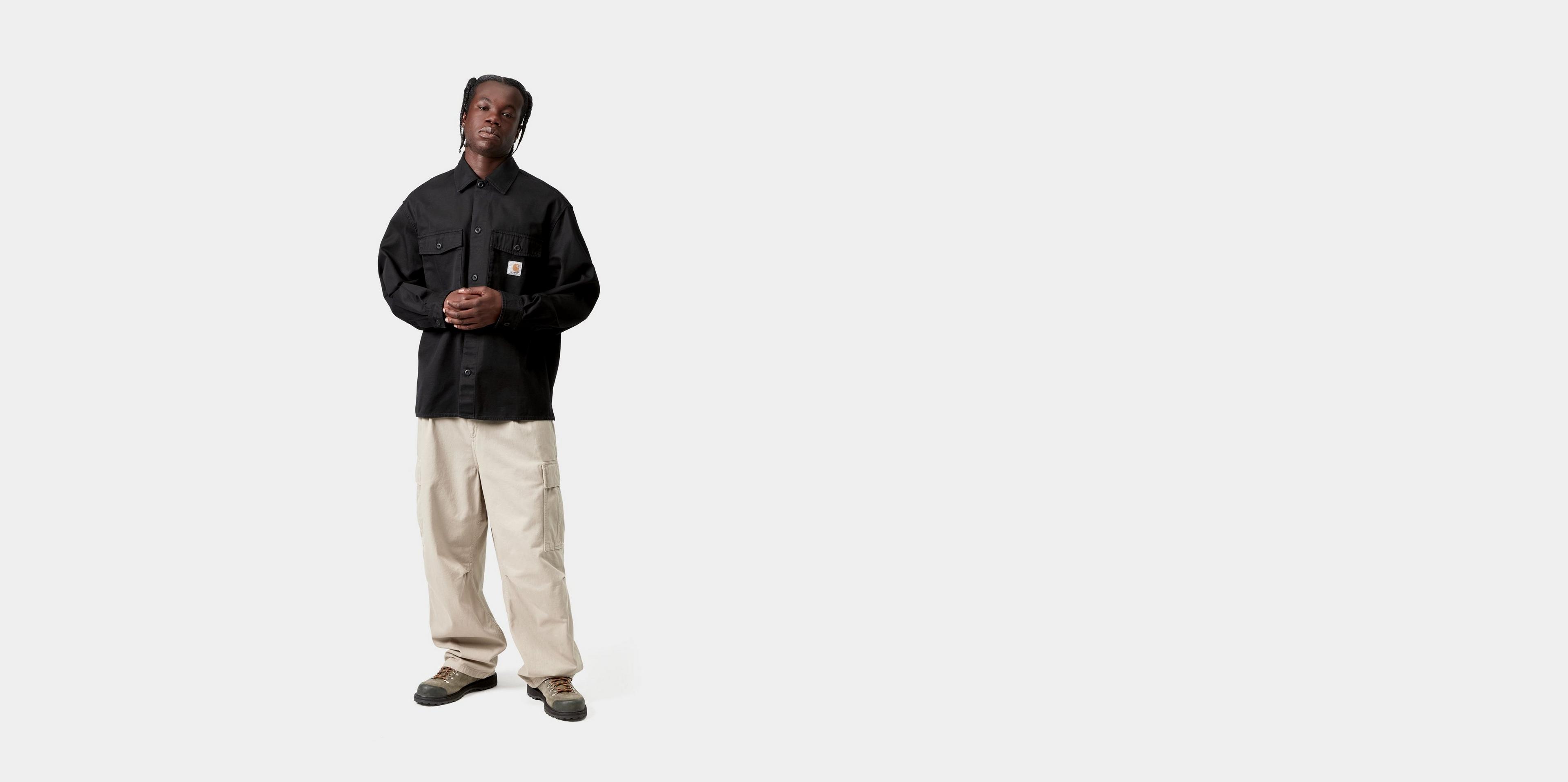 Carhartt WIP Kelly Shirt Jac, Black | Official Online Store