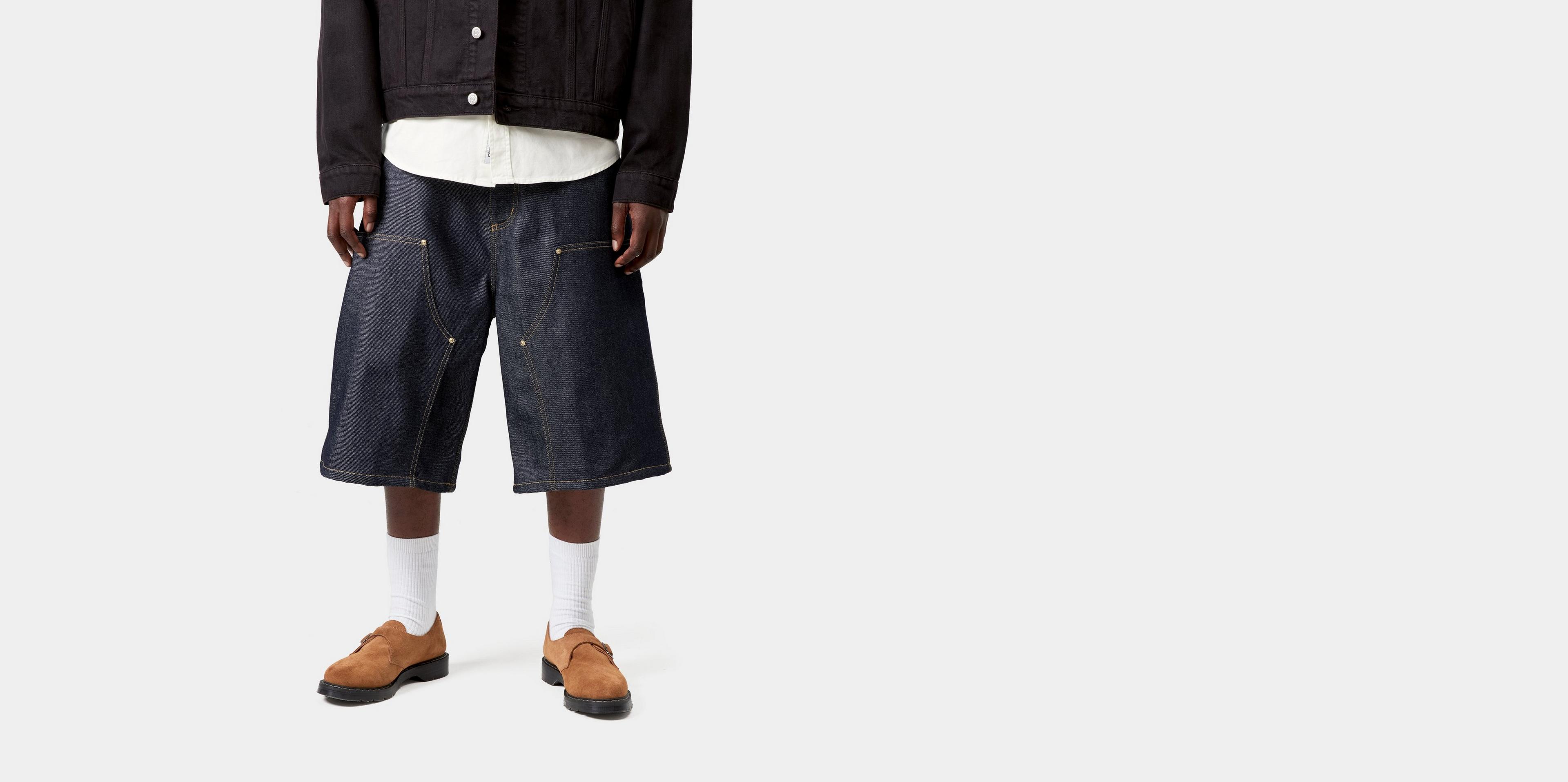 Carhartt WIP OG Aden Double Knee Short, Blue | Official Online Store