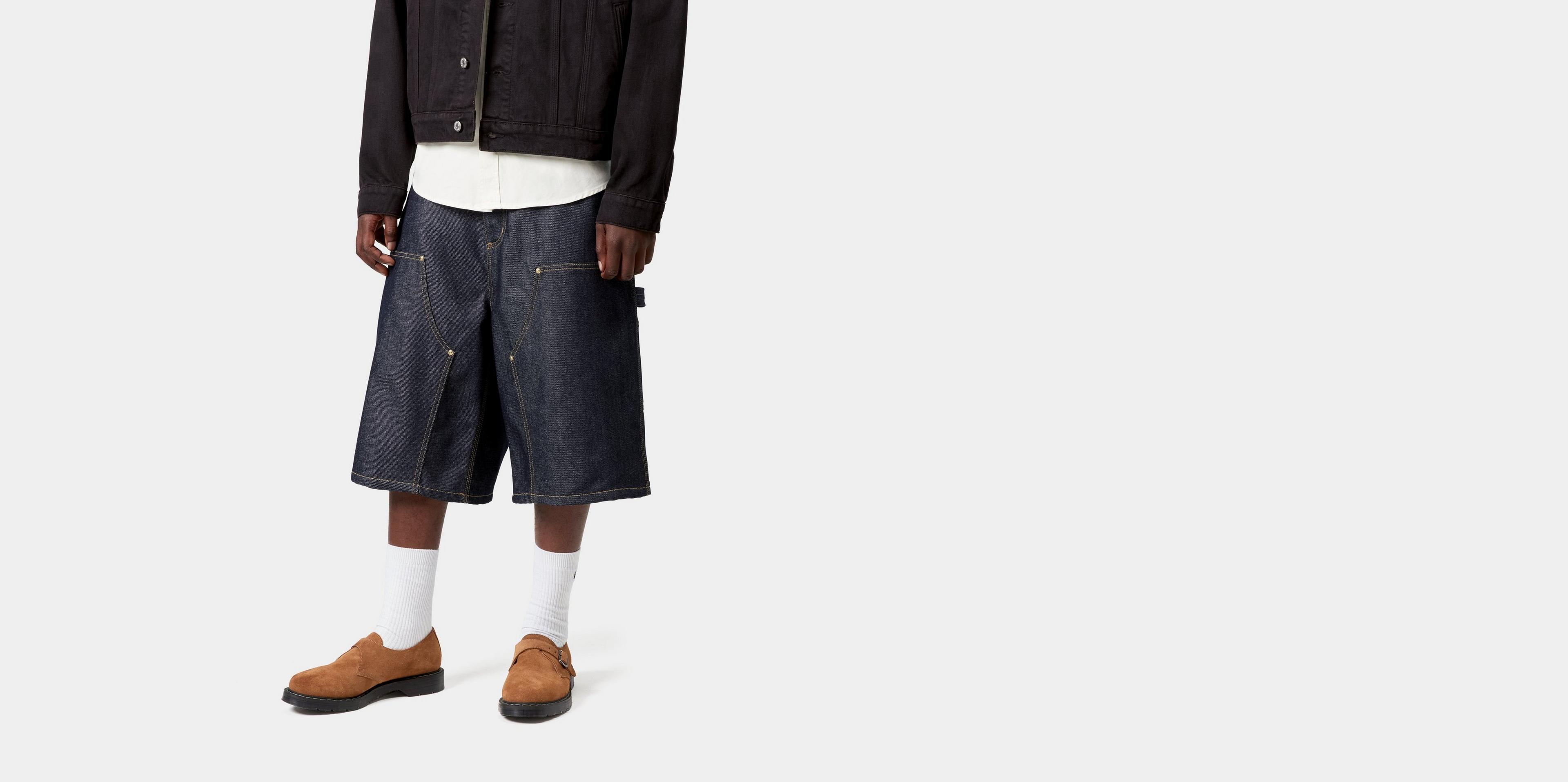 Carhartt WIP OG Aden Double Knee Short, Blue | Official Online Store