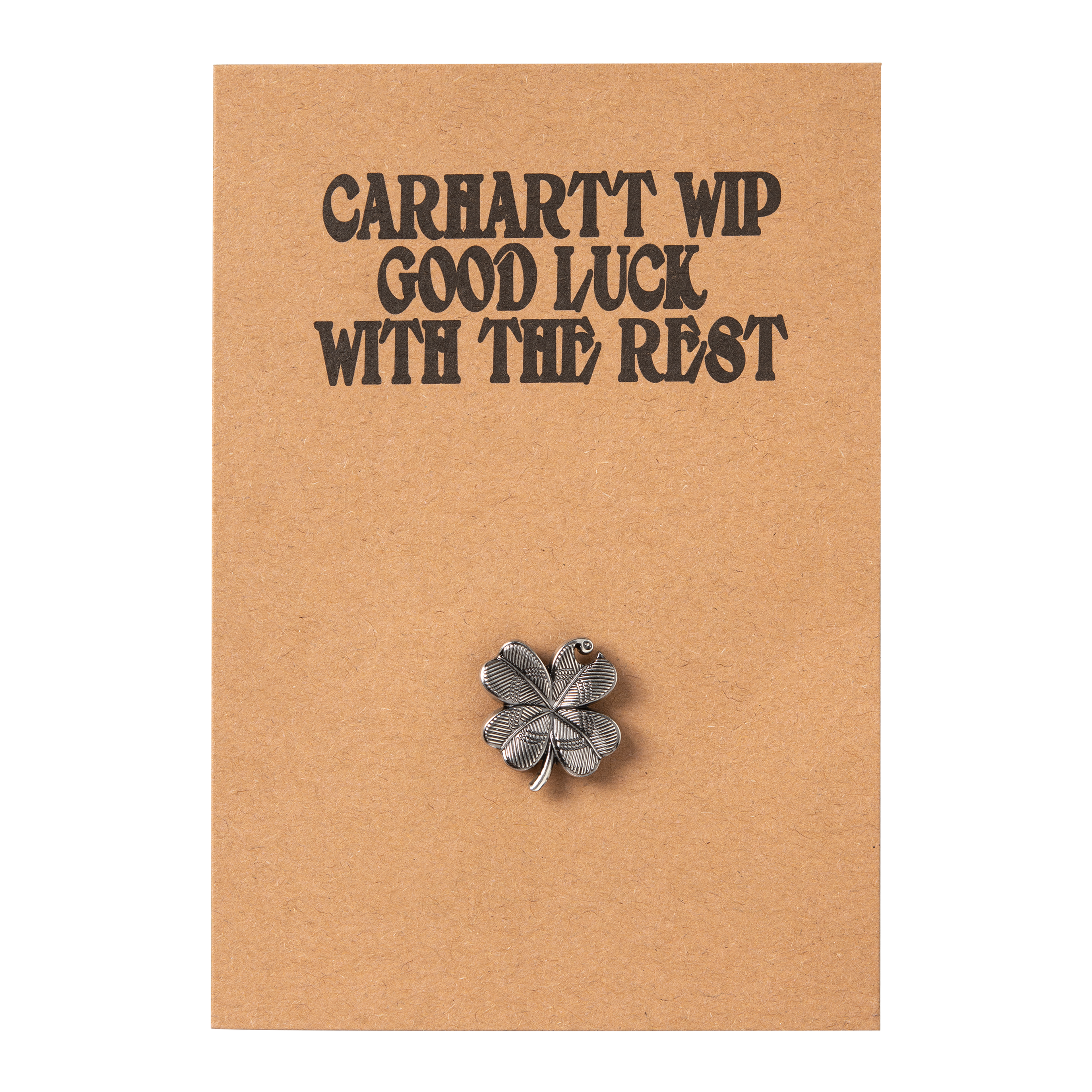 Carhartt WIP Clover Pin, Silver | Boutique en ligne officielle