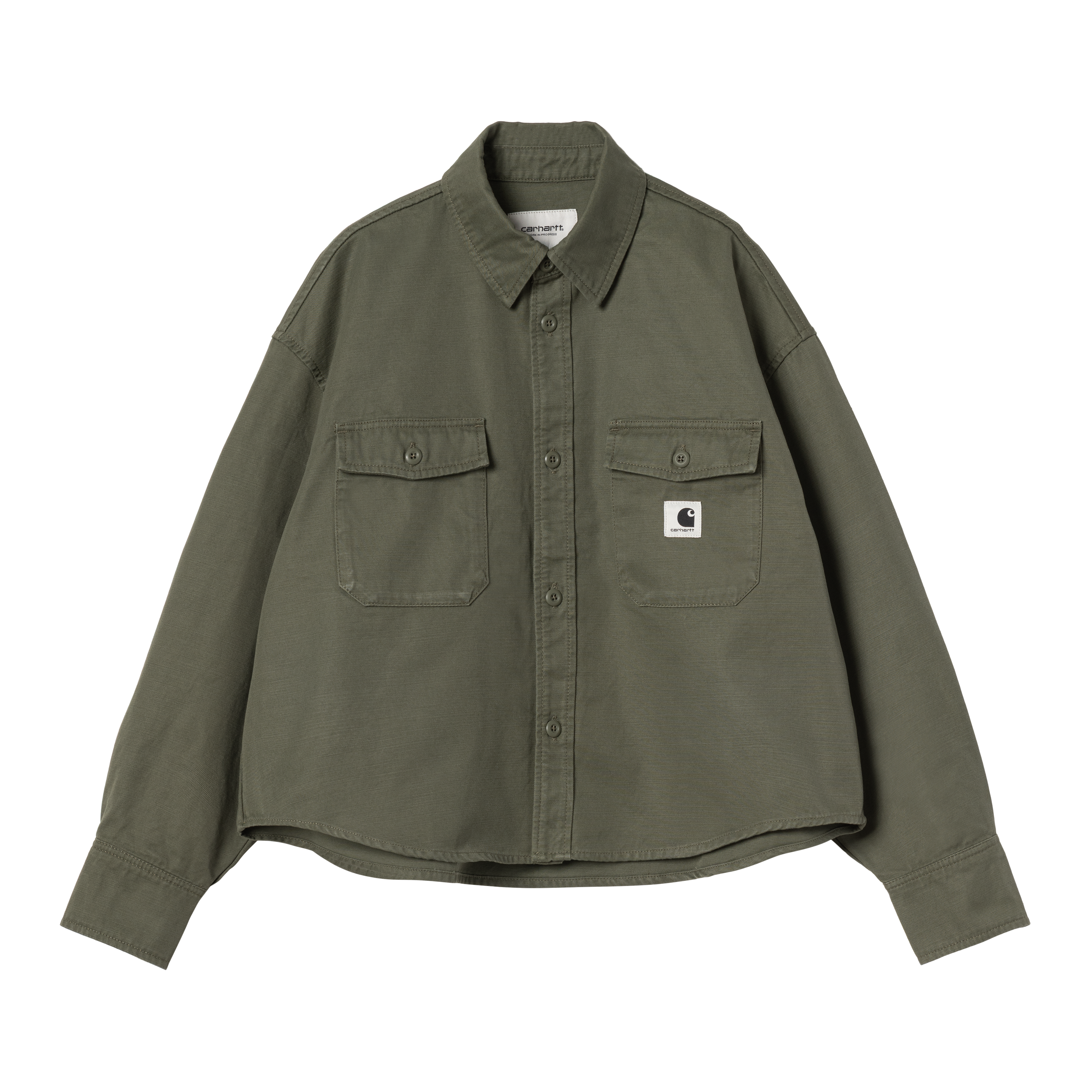 Carhartt WIP W' Kelly Shirt Jac, Leaf | Tienda oficial en Línea