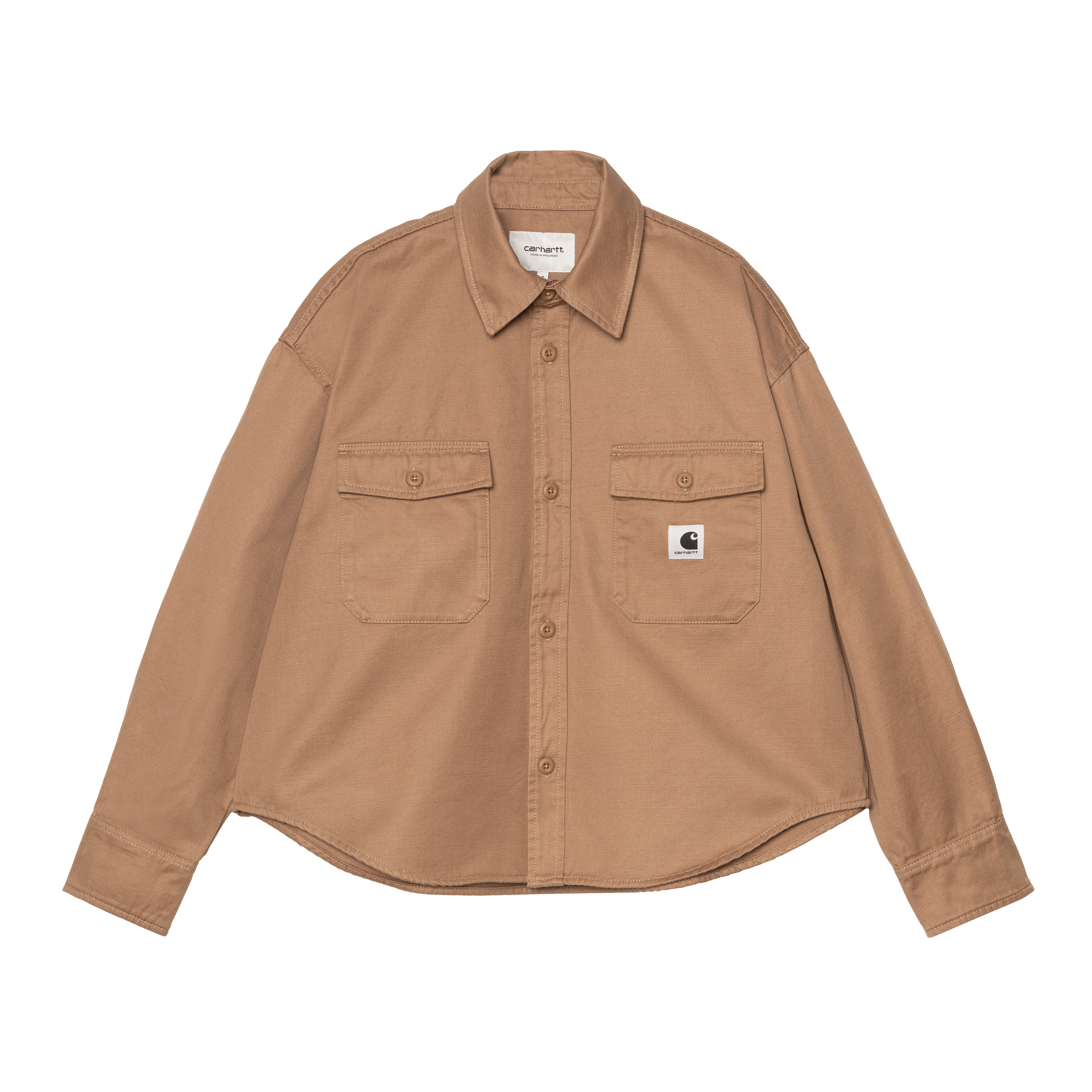 Carhartt WIP Women's Kelly Shirt Jac, Peanut | Official Online Store