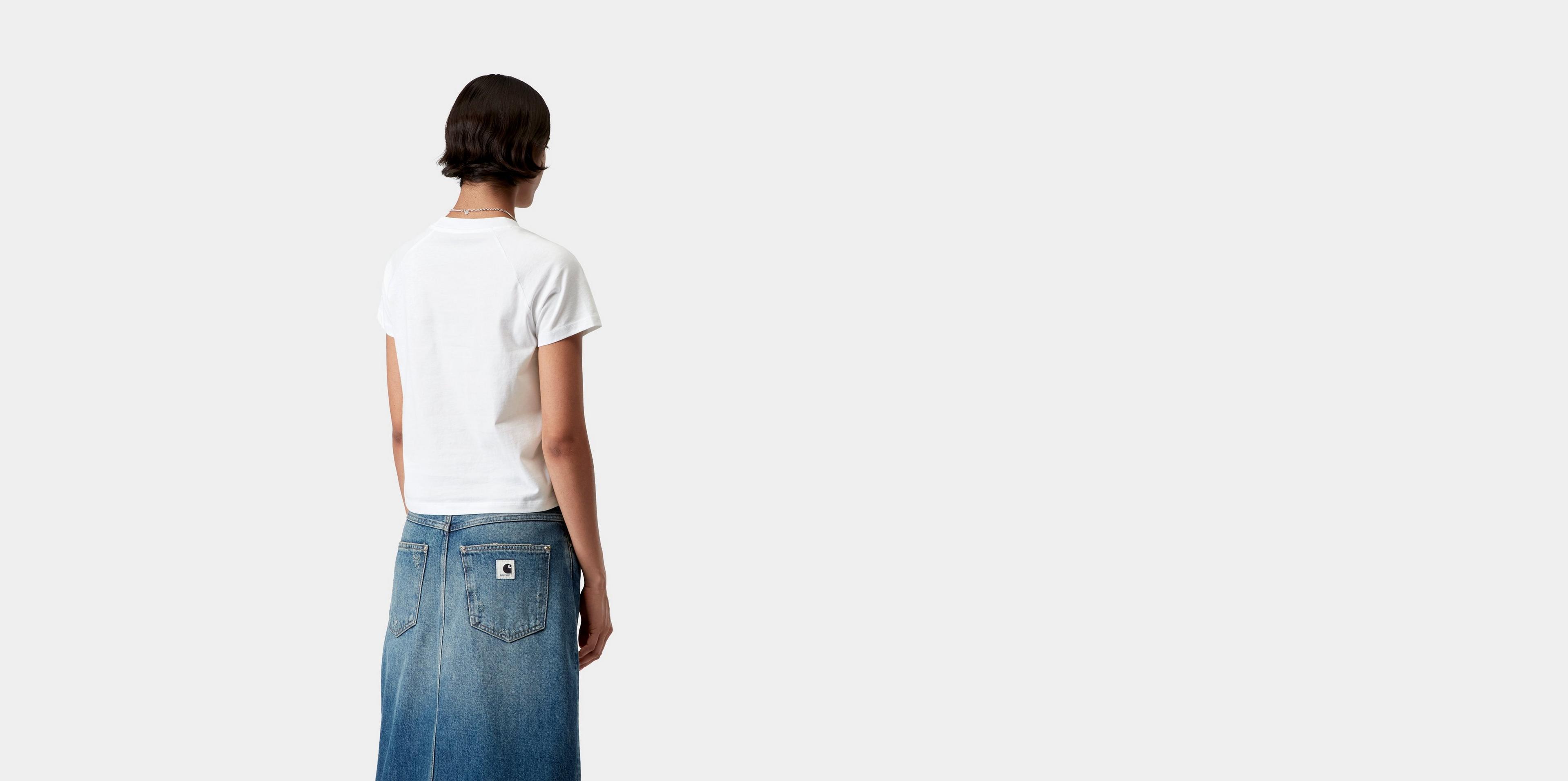 Carhartt WIP W' S/S Honest Work T-Shirt, White / Black | Official ...