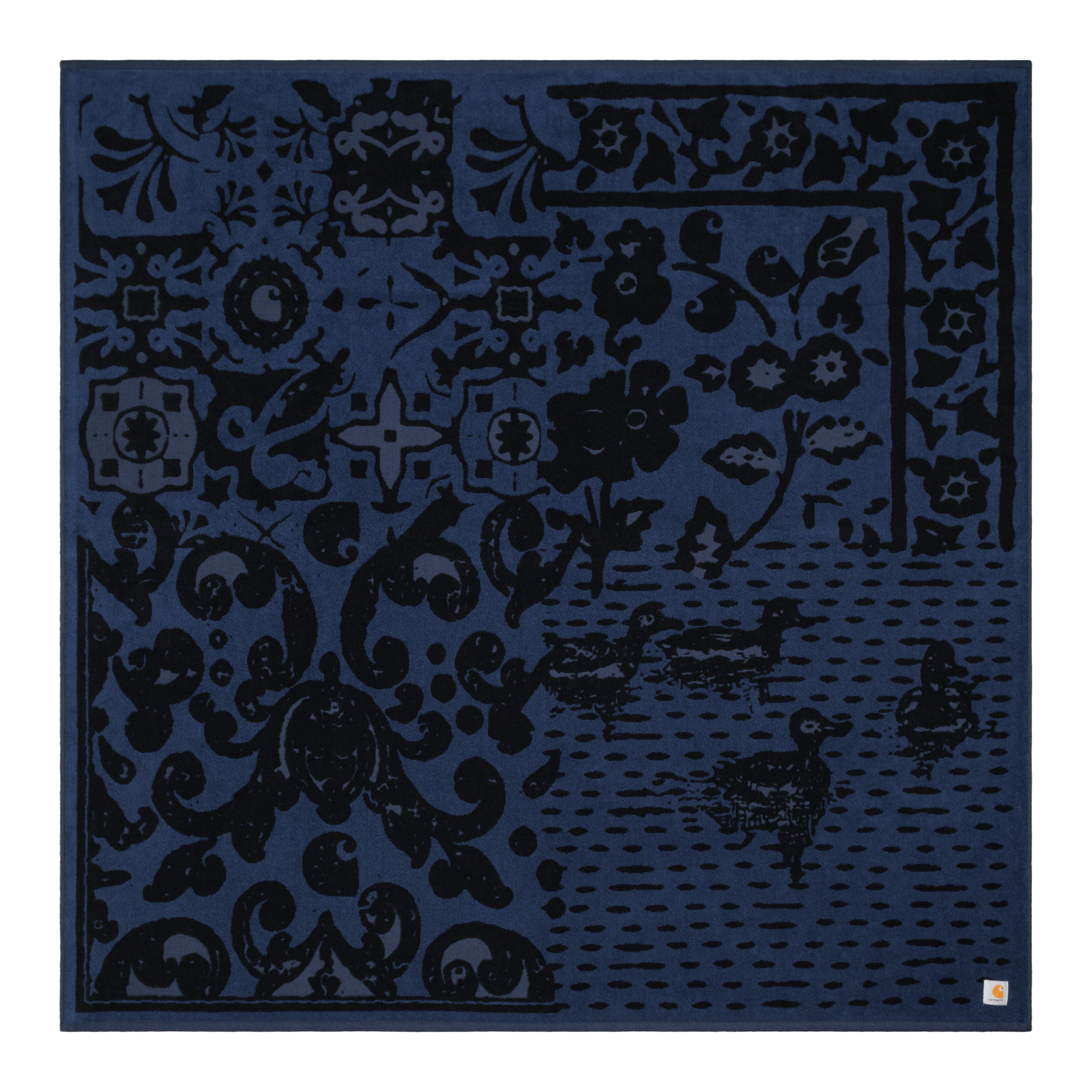 Carhartt WIP Vestige Beach Towel Blanket, Vestige, Blue | Boutique en ...