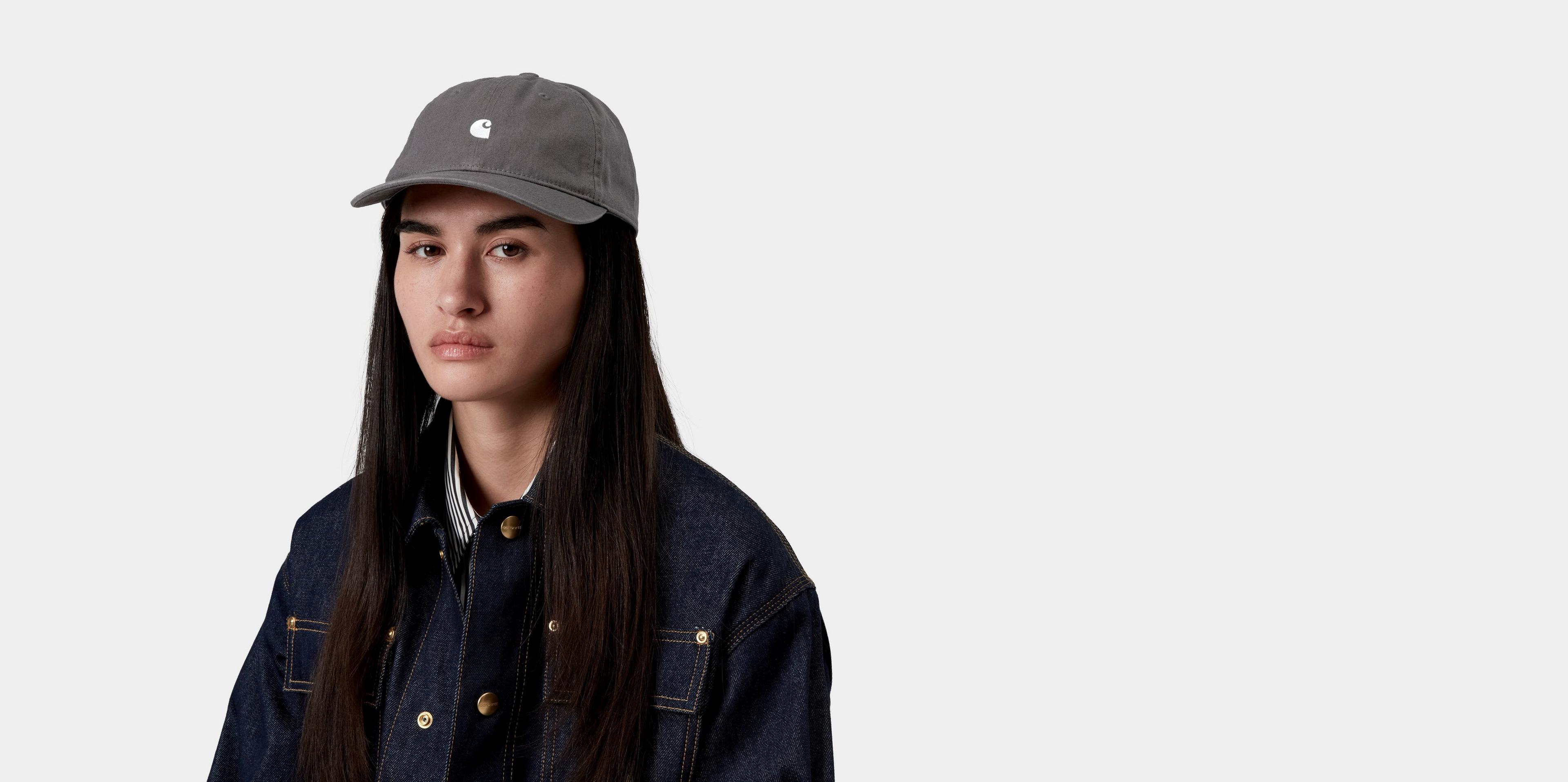 Carhartt WIP Madison Logo Cap, Porphyry / White | Official Online Store