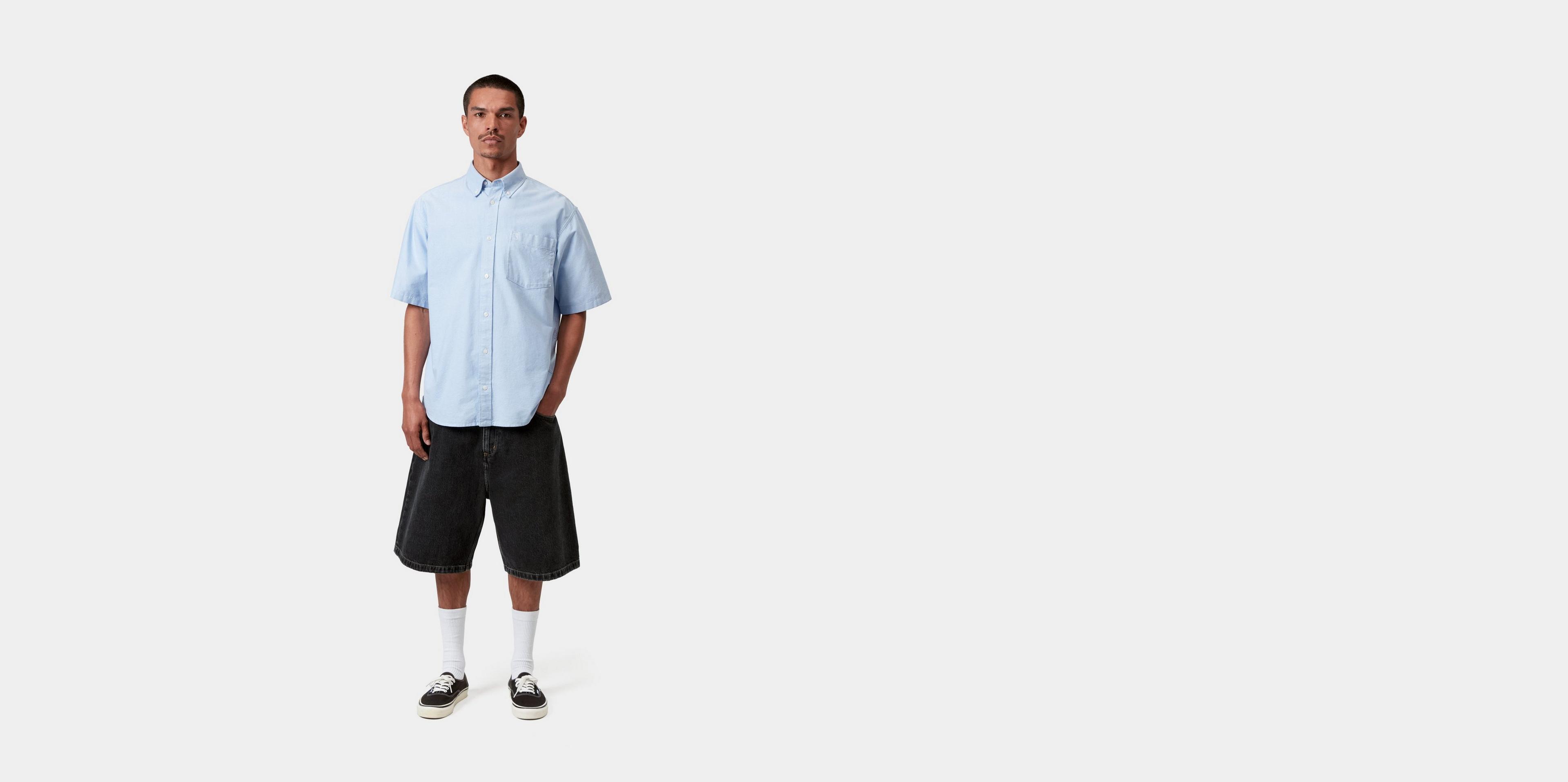 Carhartt WIP Brandon Short, Black | Official Online Store