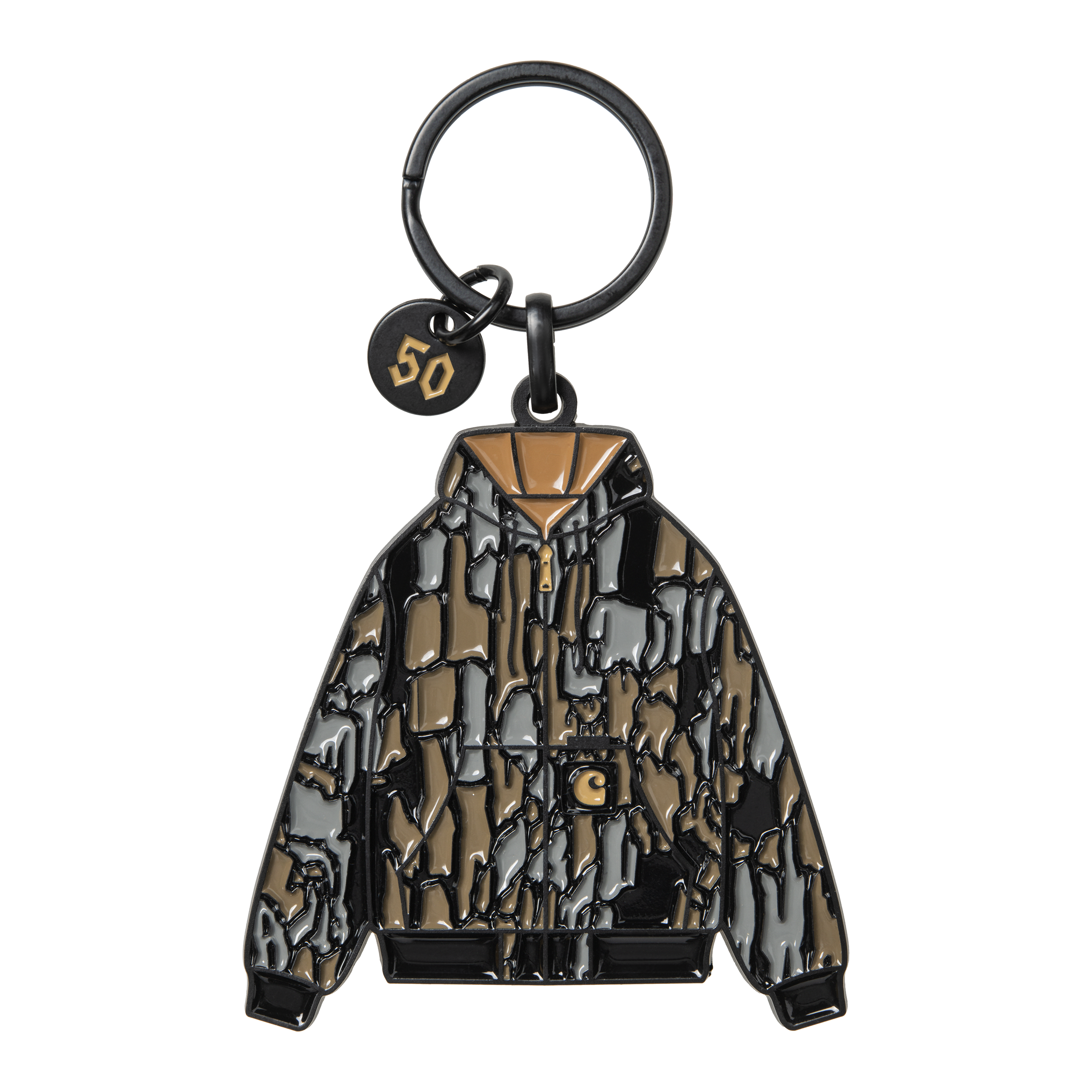 Carhartt WIP OG Active Jacket 50th Anniversary Edition Keychain, Camo ...