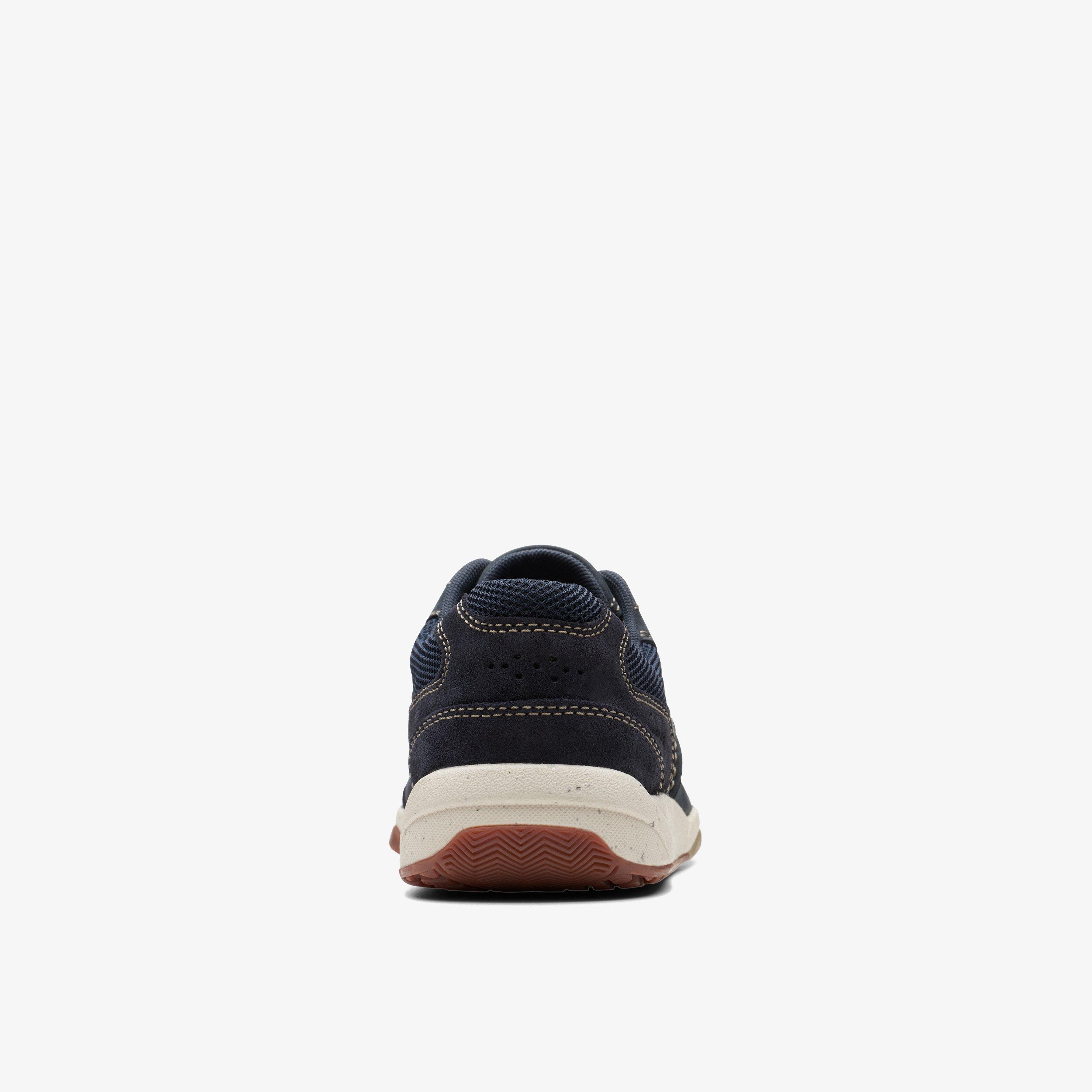 Mens Allston Edge Navy Nubuck Lace Up Shoes | Clarks