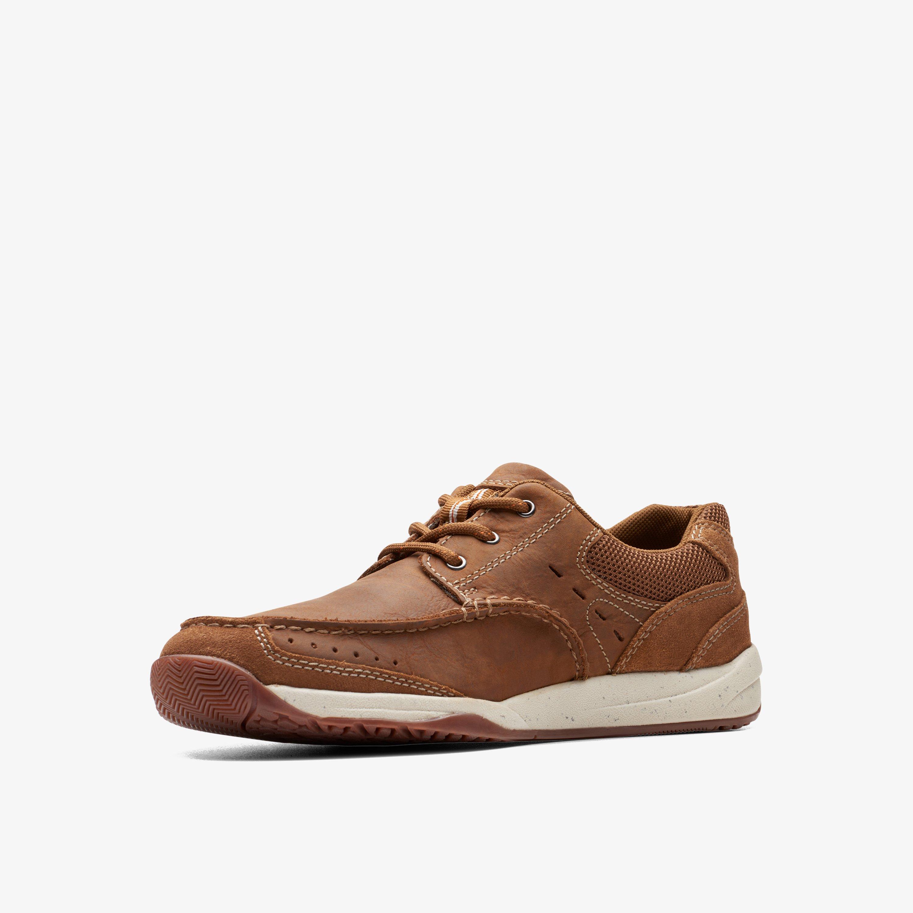 Mens Allston Edge Tan Nubuck Shoes Lace Up | Clarks Outlet