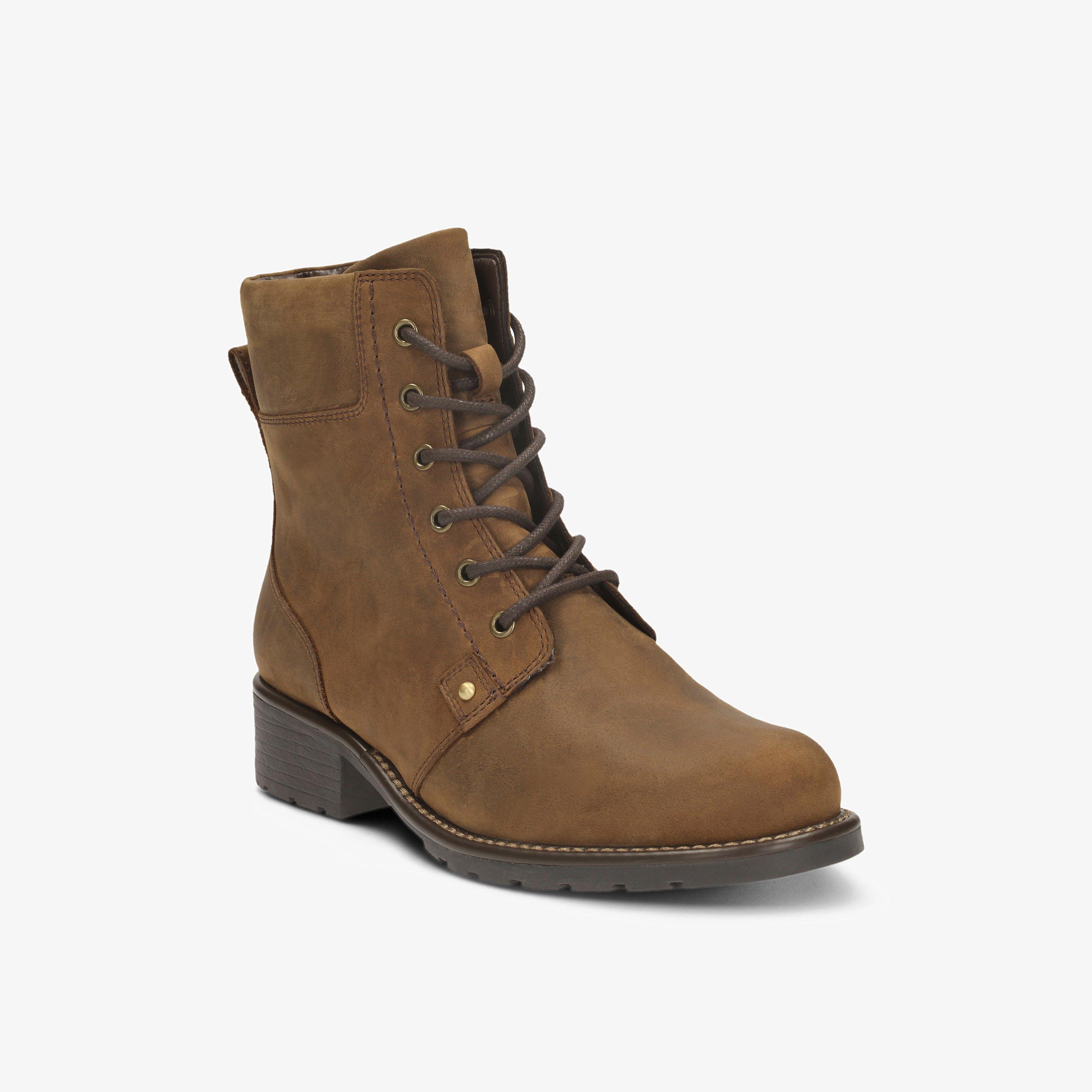 WOMENS Orinoco Spice Brown Snuff Ankle Boots | Clarks Outlet