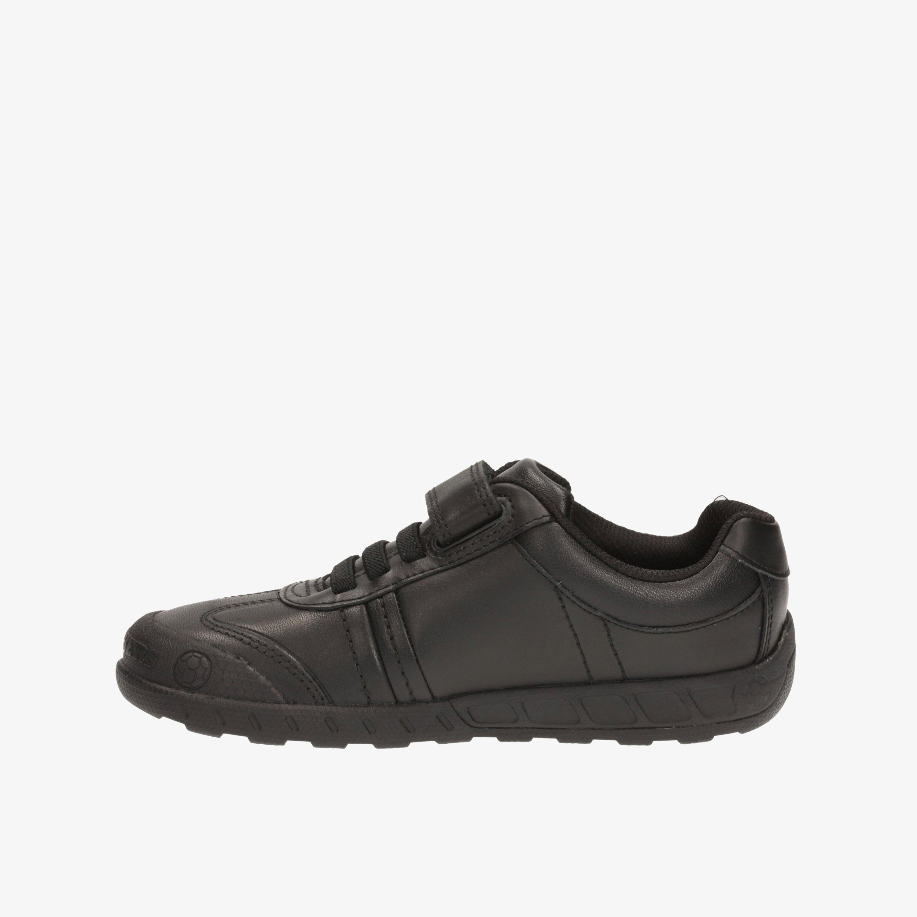 Boys Leader Play Kid Black Leather Shoes | Clarks Outlet